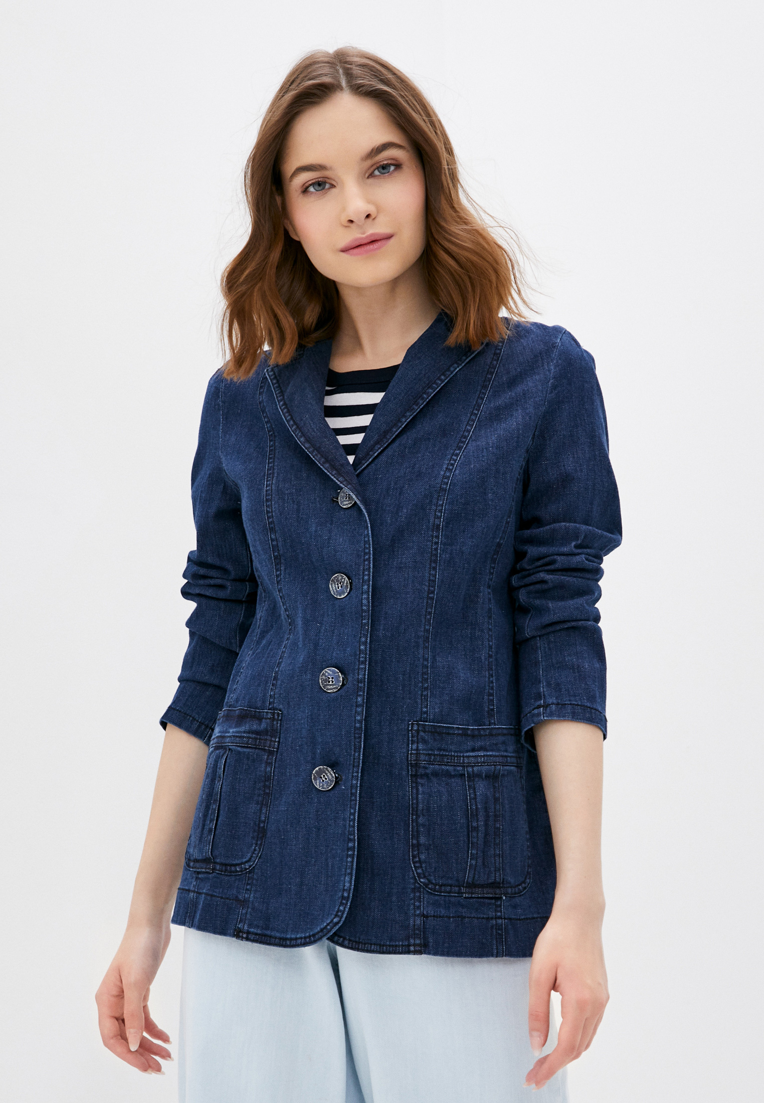 Куртка джинсовая Gallancé, цвет: синий, MP002XW0RYCM — купить в ...