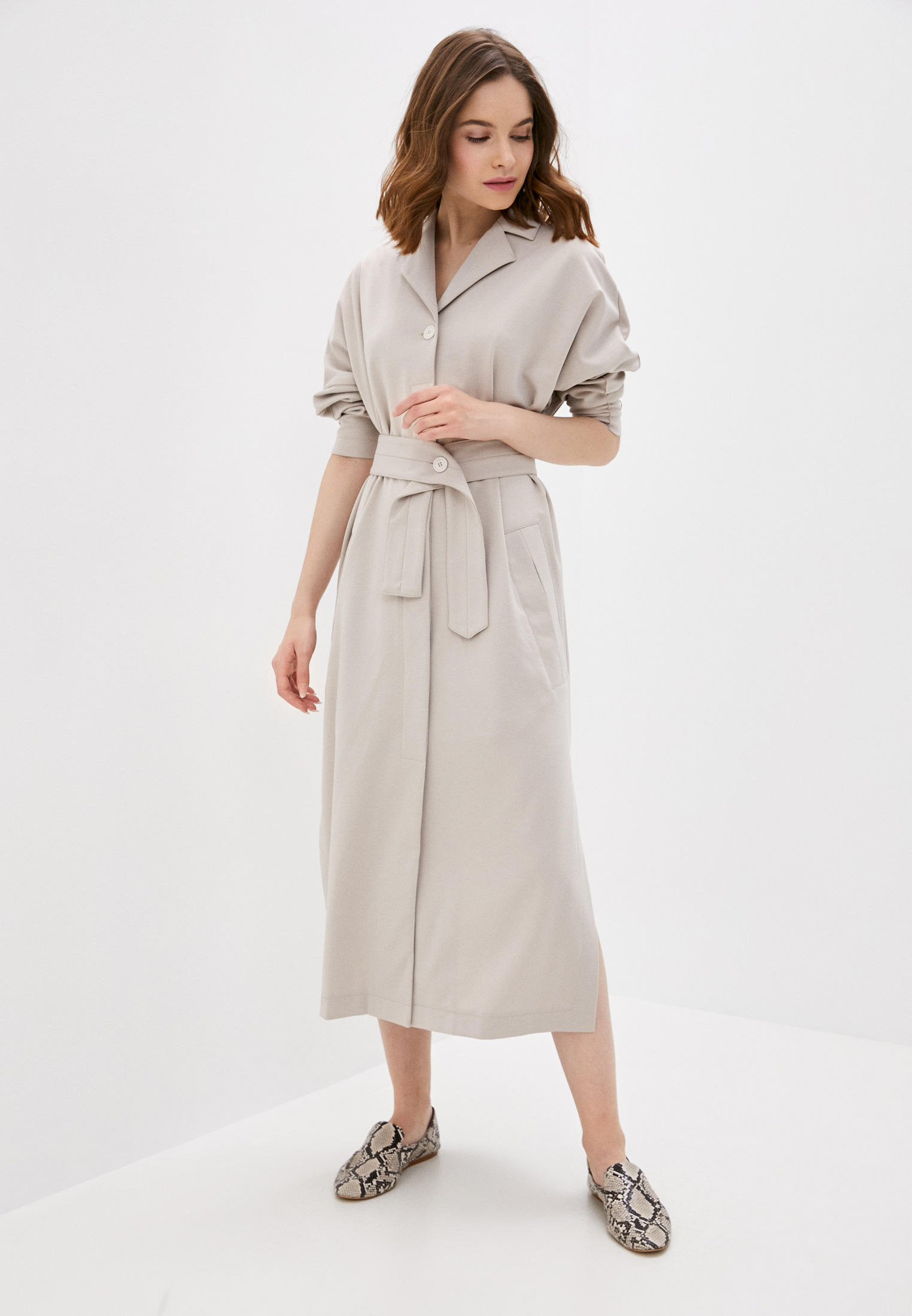 Платье Gallancé, цвет: бежевый, MP002XW0RYCT — купить в интернет ...