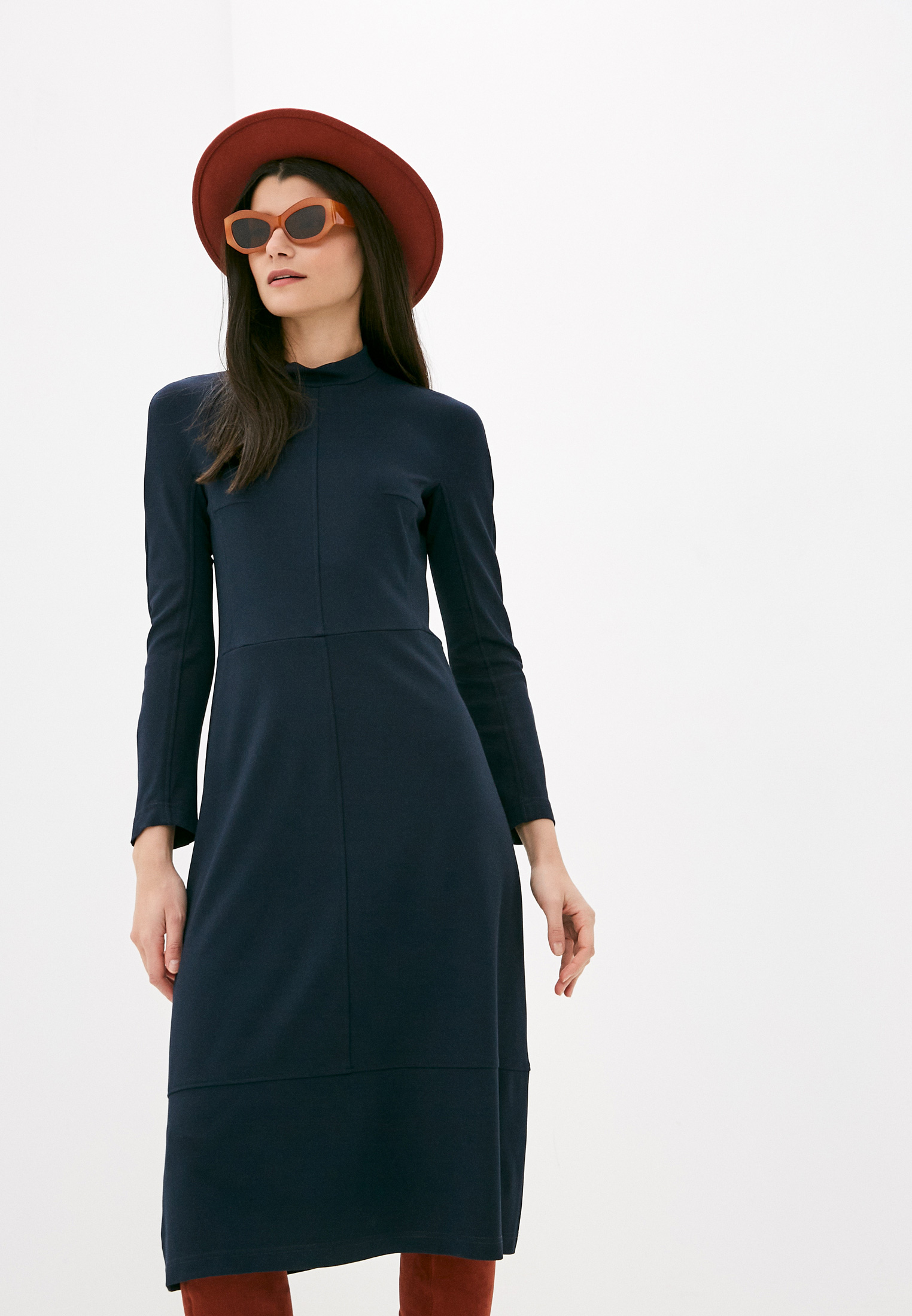 Платье Gallancé, цвет: синий, MP002XW0RYD2 — купить в интернет-магазине ...