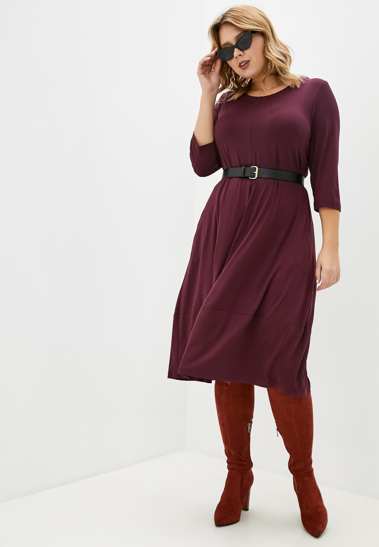 Платье Balsako, цвет: бордовый, MP002XW0SGUP — купить в интернет ...