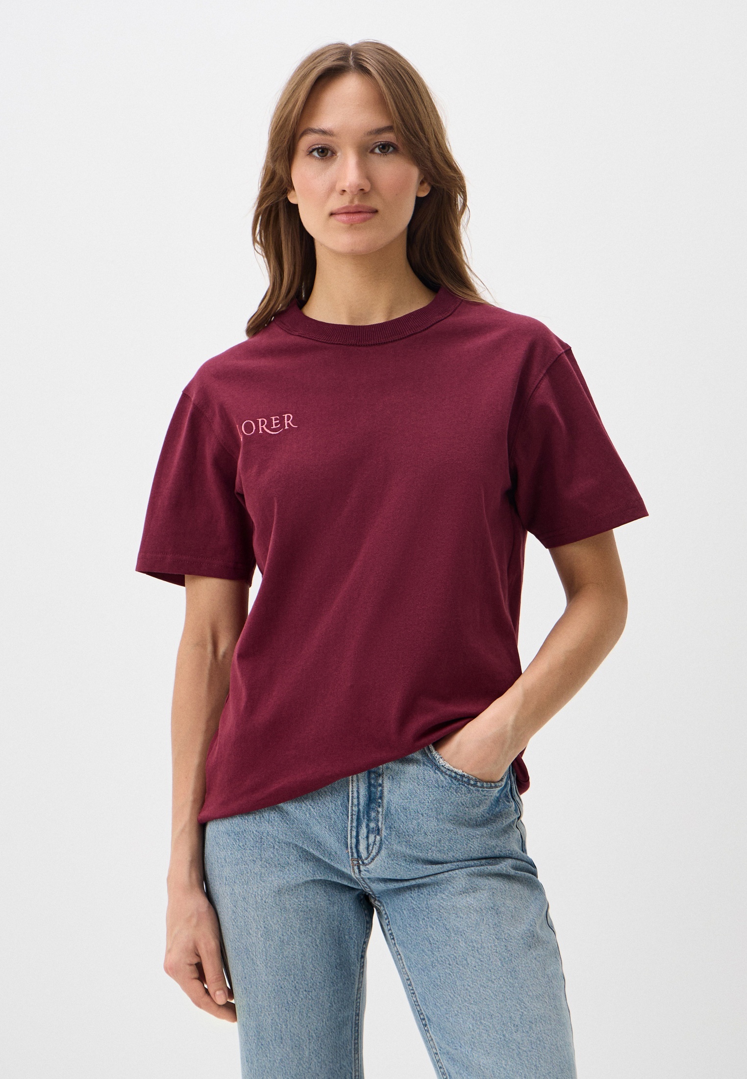 Футболка Lorer Russia, цвет: бордовый, MP002XW0SWX6 — купить в интернет ...