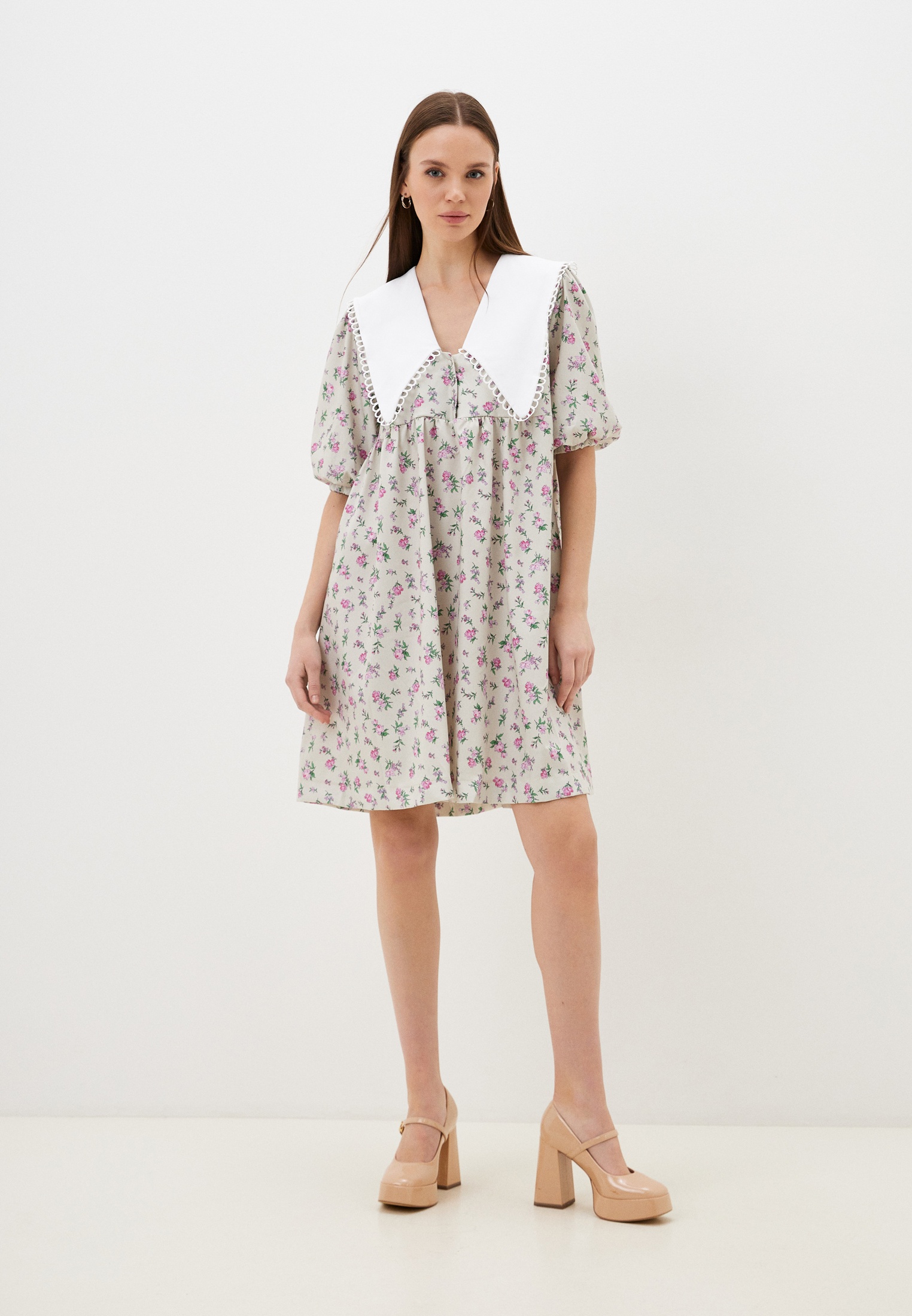 Платье Selisa, цвет: бежевый, MP002XW0TKCV — купить в интернет-магазине ...