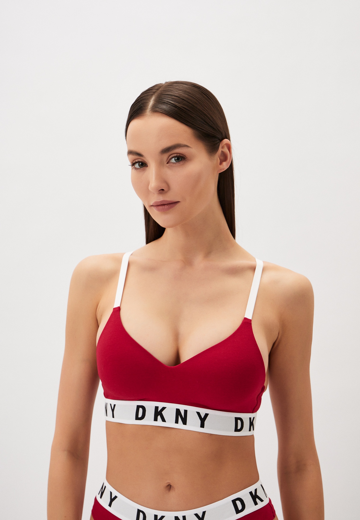 Бюстгальтер DKNY COZY BOYFRIEND, цвет: красный, MP002XW0TLA5 — купить в интернет-магазине Lamoda