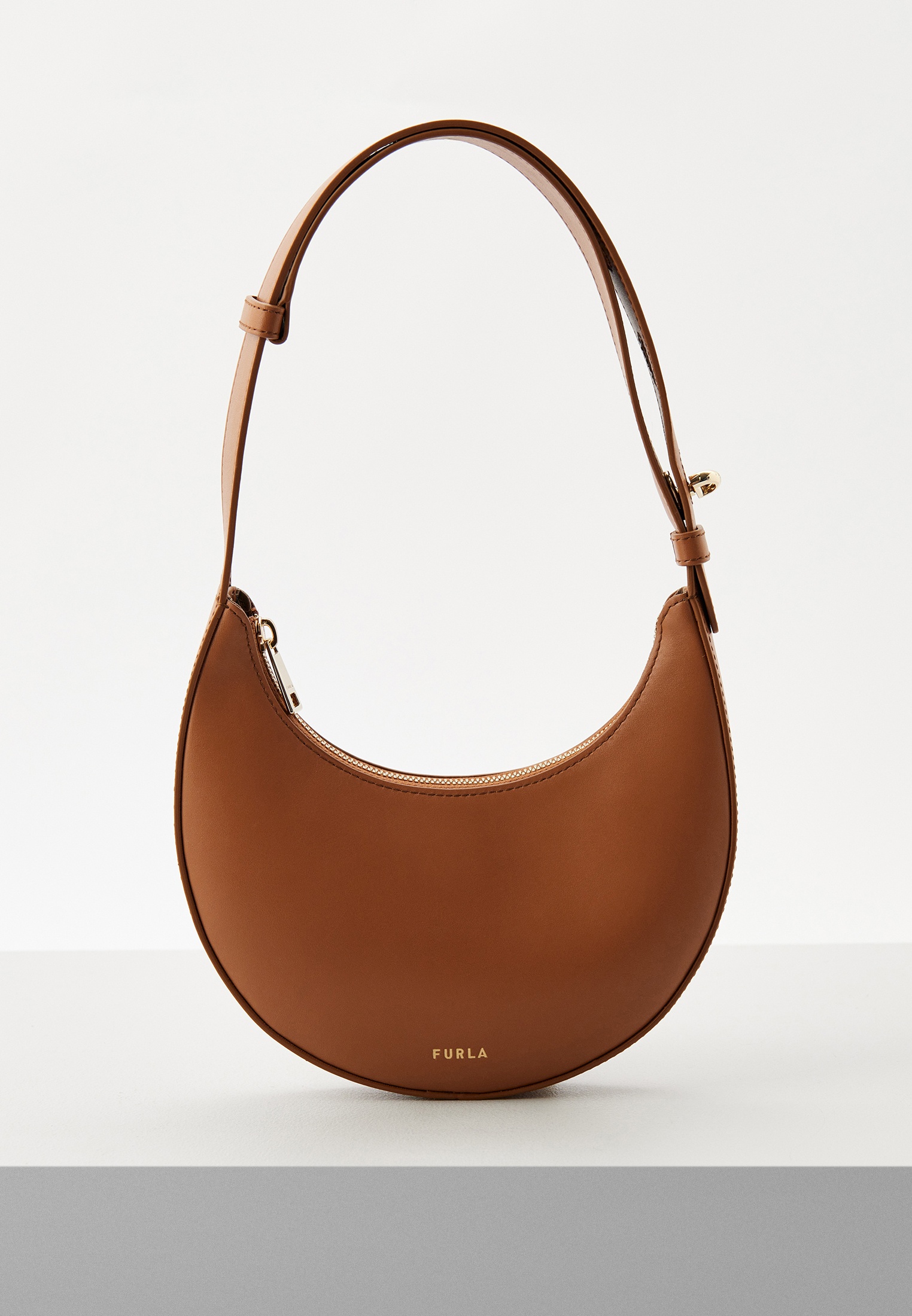 Сумка Furla FURLA DELIZIA MINI SHOULDER BAG, цвет: коричневый ...