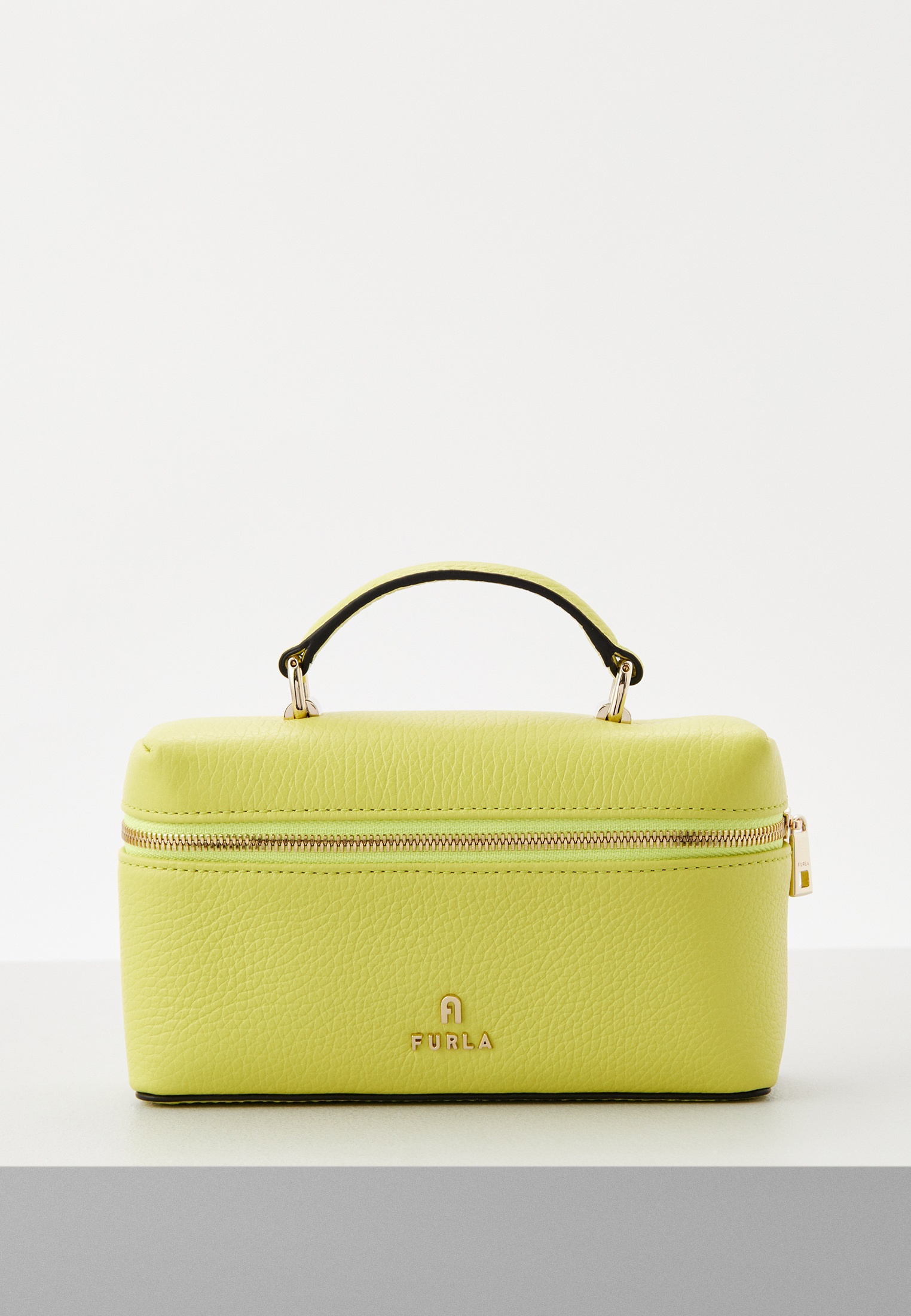 Сумка Furla FURLA CAMELIA MICRO VANITY CASE CROSSBODY, цвет: желтый ...