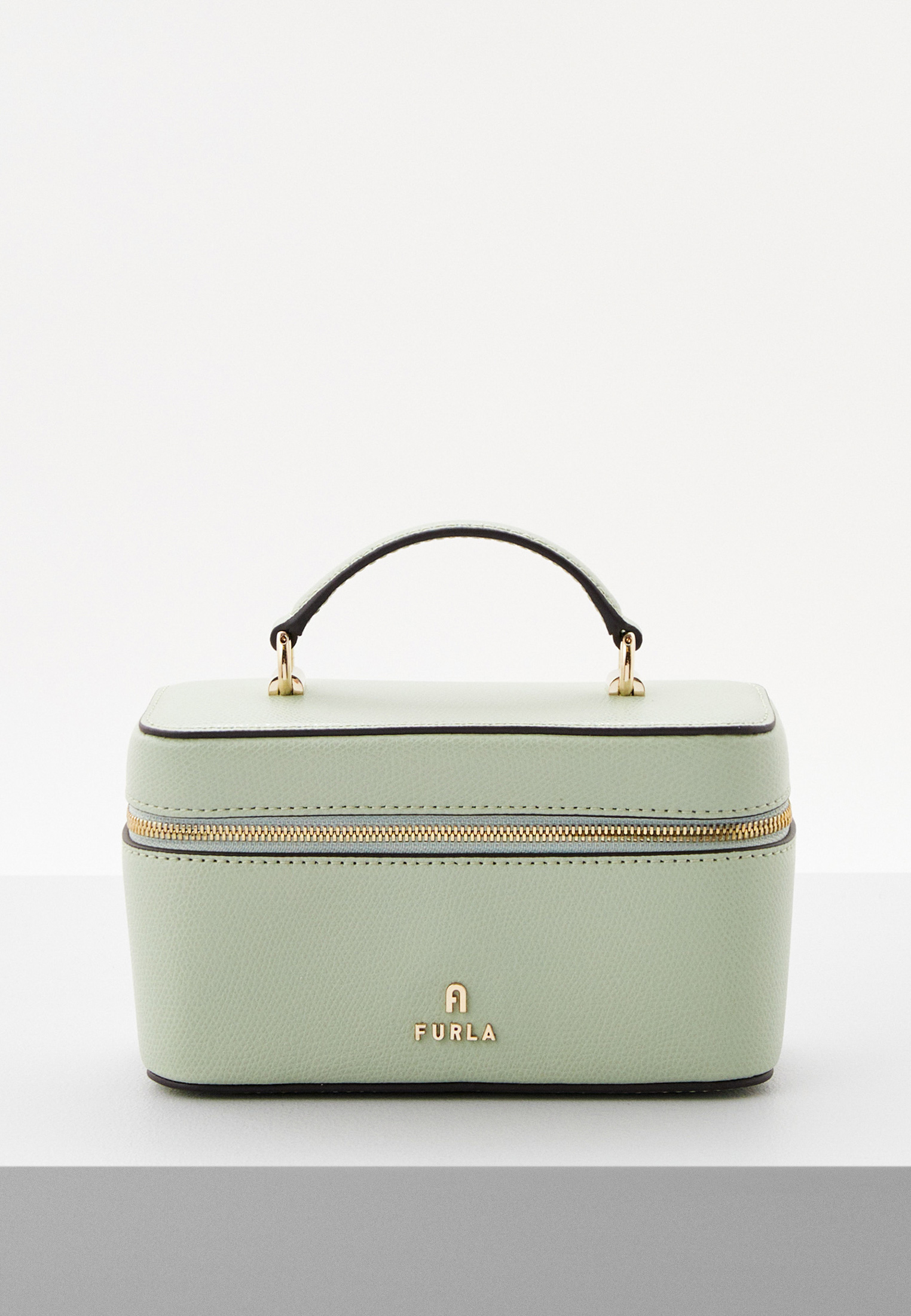 Косметичка Furla FURLA CAMELIA VANITY CASE, цвет: зеленый, MP002XW0WIBG ...