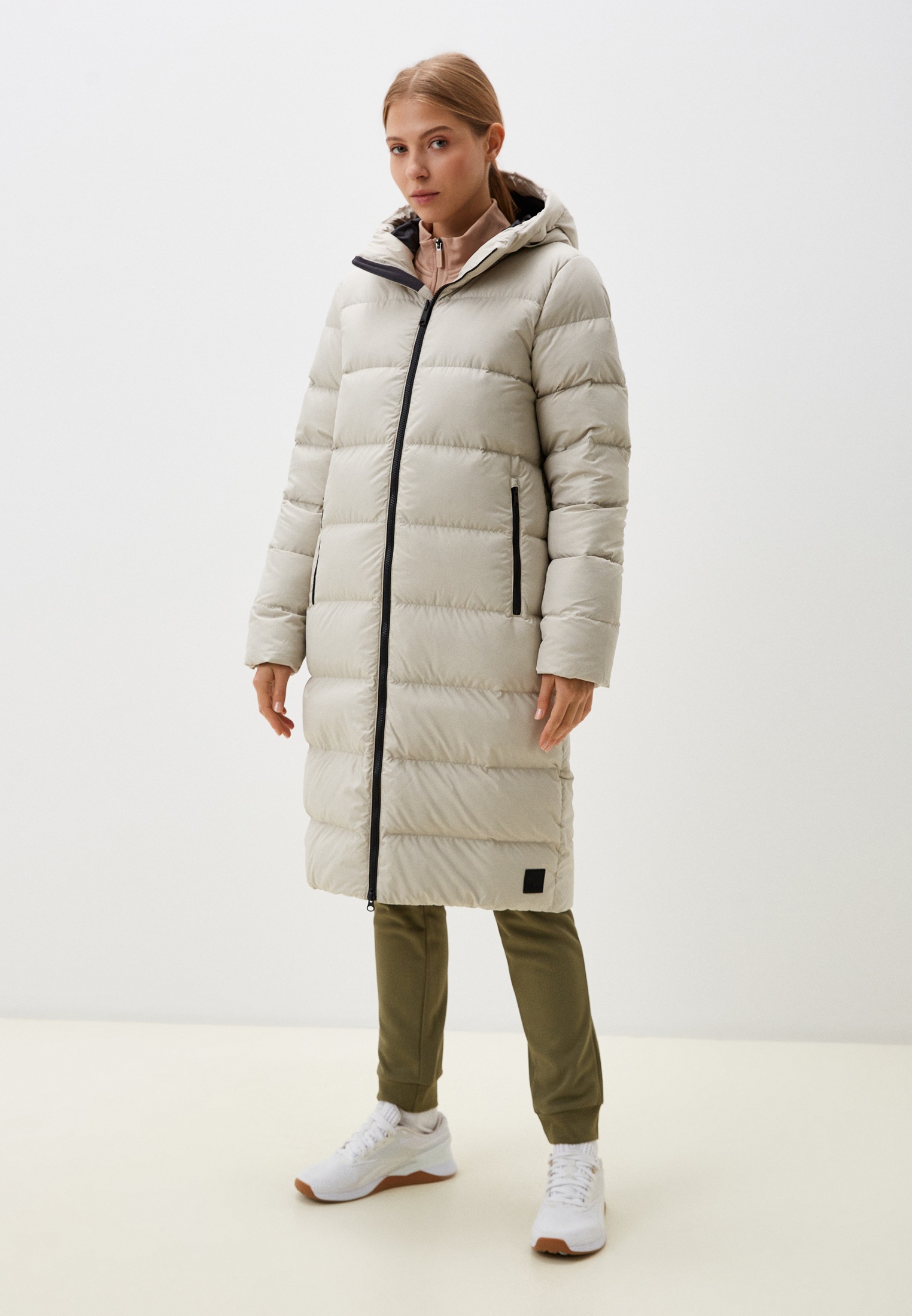 Пуховик Jack Wolfskin FROZEN PALACE, цвет: бежевый, MP002XW0WP7S ...