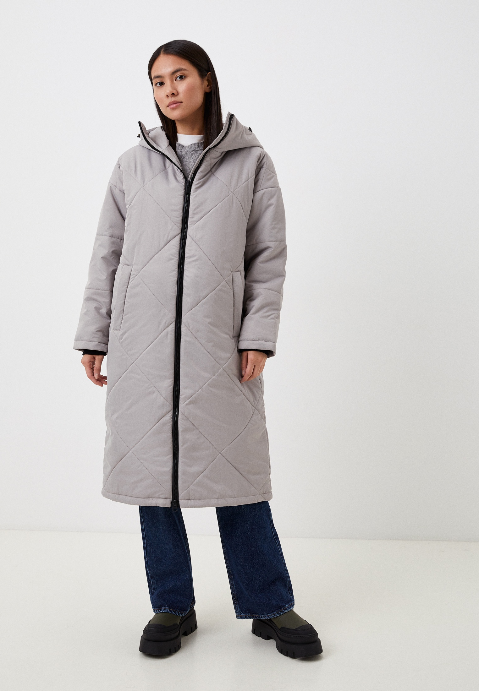 Пуховик Xaska, цвет: бежевый, MP002XW0YR1S — купить в интернет-магазине ...