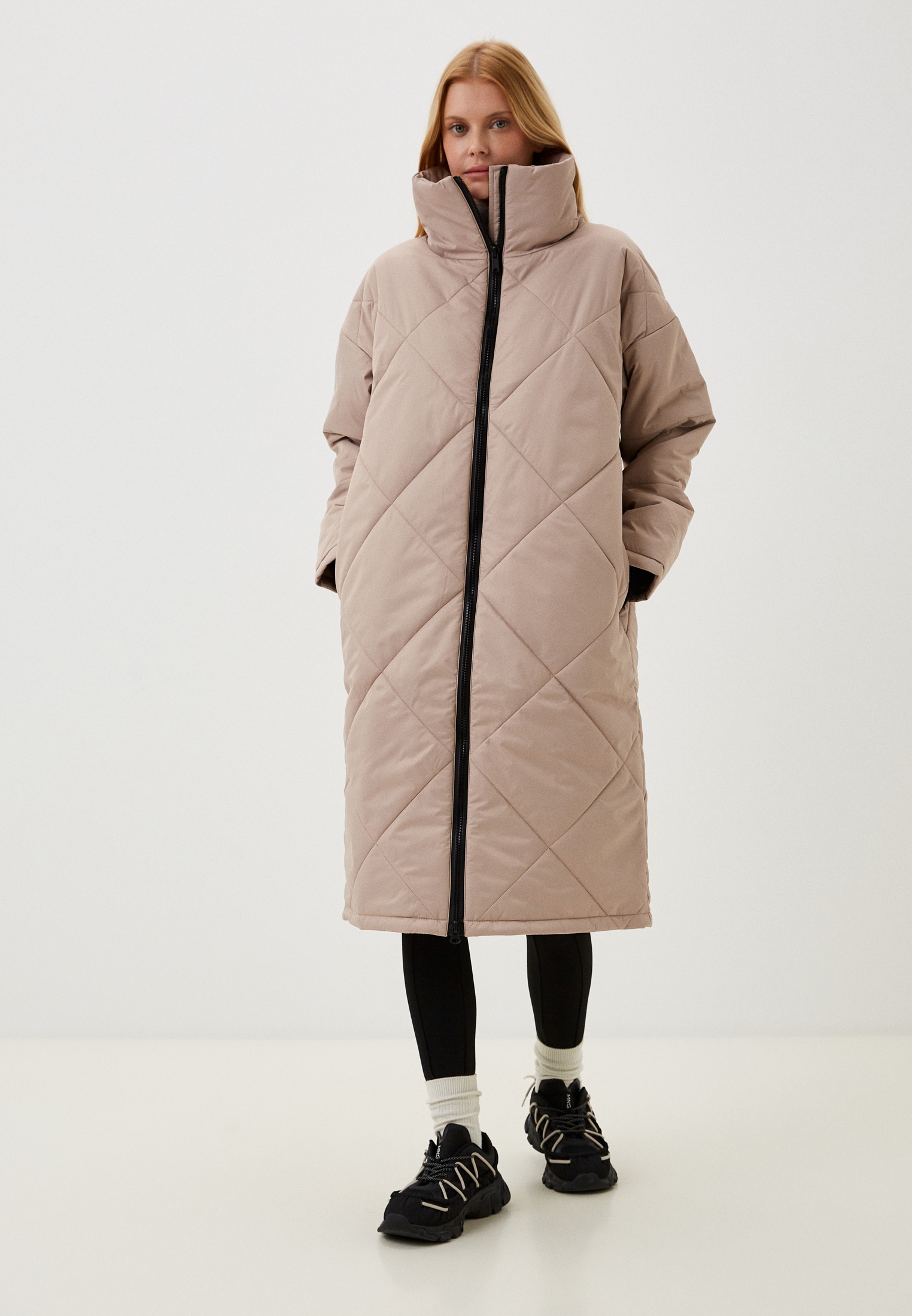 Куртка стеганая Xaska, цвет: бежевый, MP002XW0YR2I — купить в интернет ...