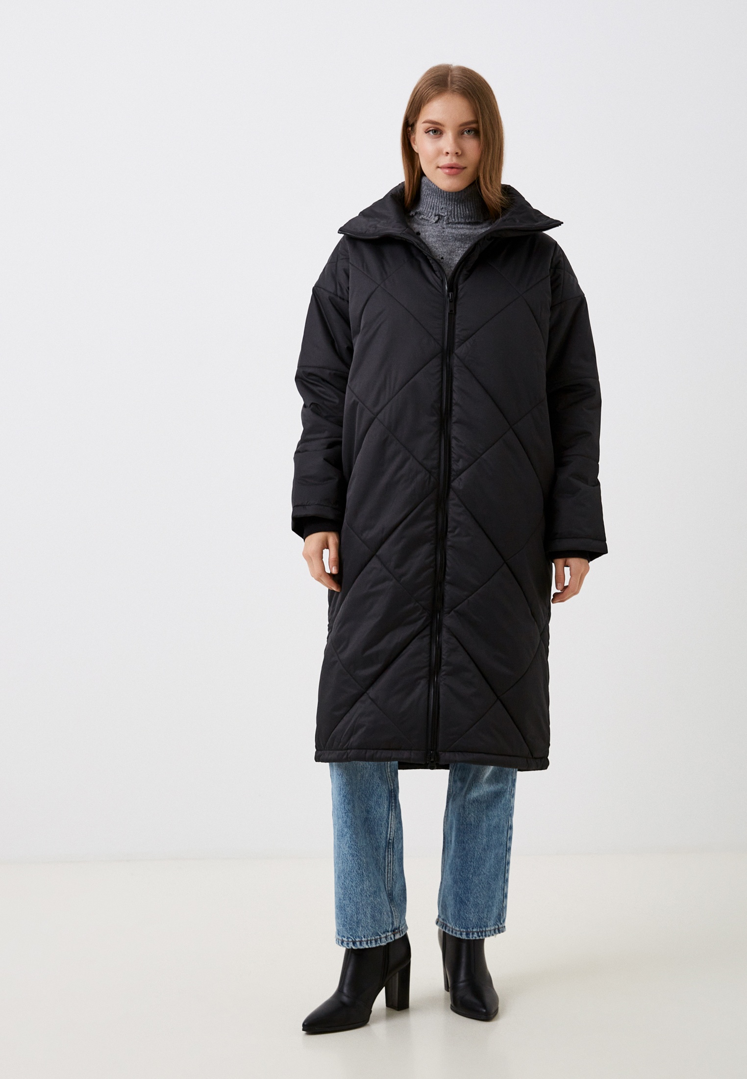 Пуховик Xaska, цвет: черный, MP002XW0YR2J — купить в интернет-магазине ...