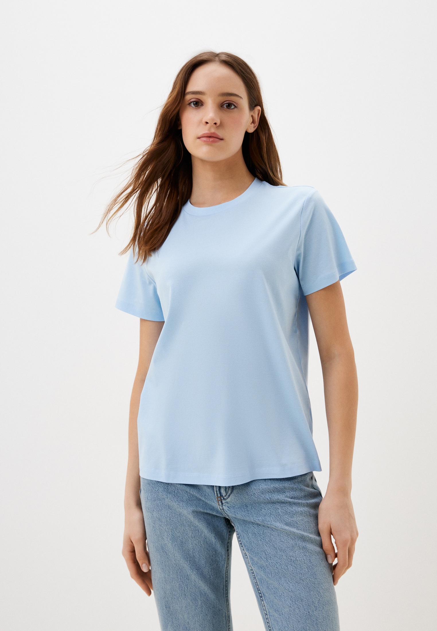 Футболка Urban Tiger Pima Cotton, цвет: голубой, MP002XW0Z8HR — купить ...