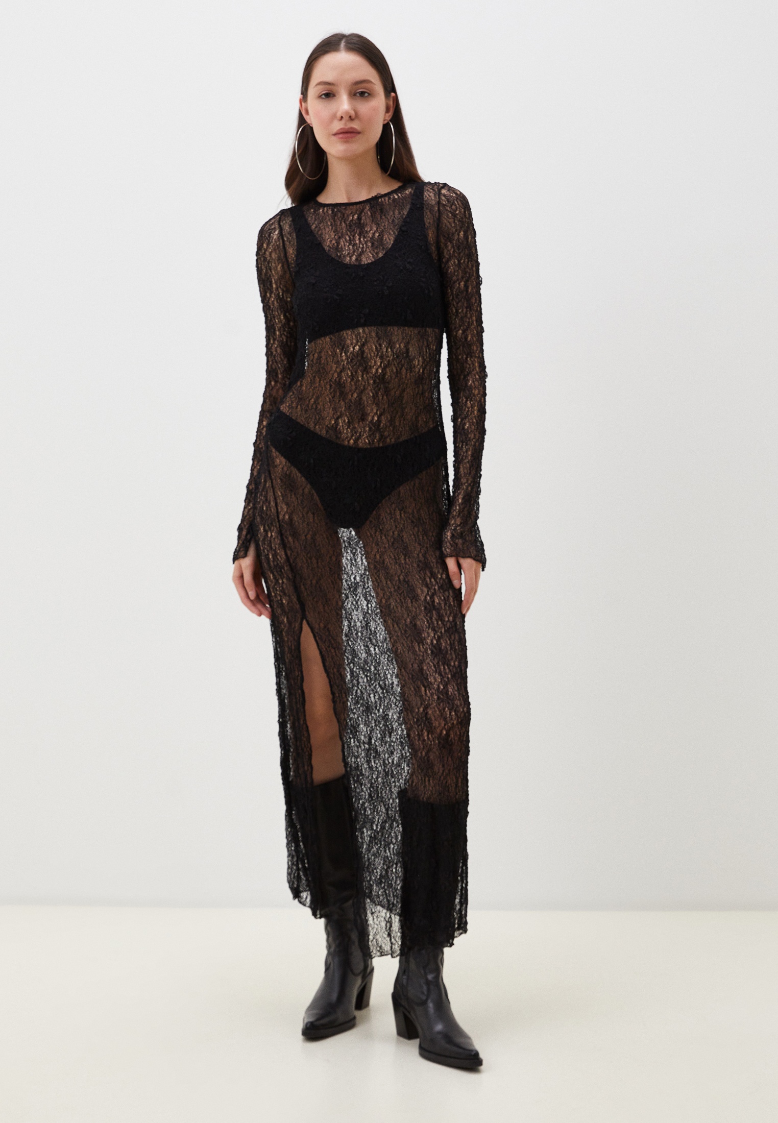 Платье Befree Co:Create Глаша Гурьянова, цвет: черный, MP002XW0Z95X — купить в интернет-магазине ...