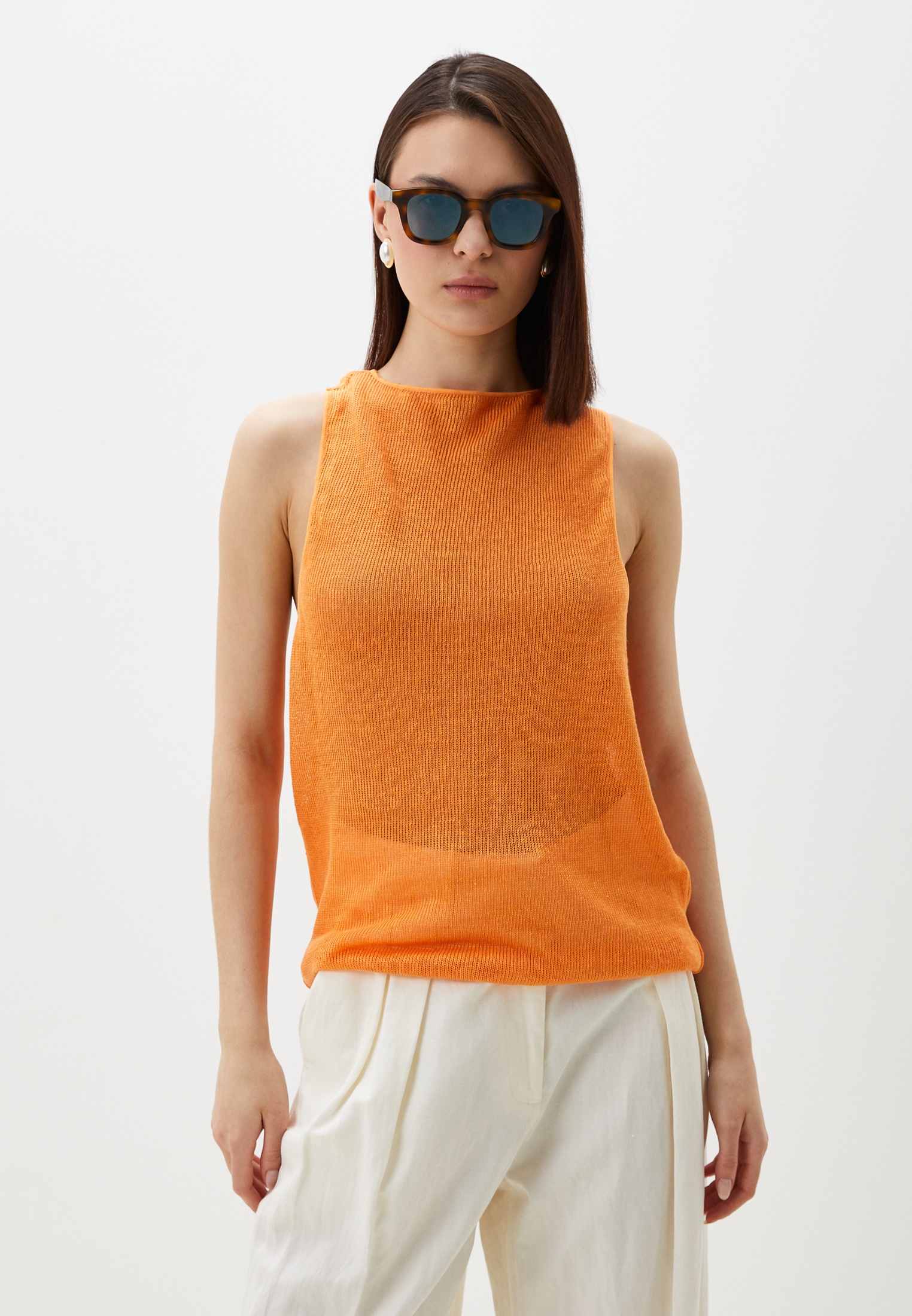 Топ IDOL, цвет: оранжевый, MP002XW0ZTZK — купить в интернет-магазине Lamoda