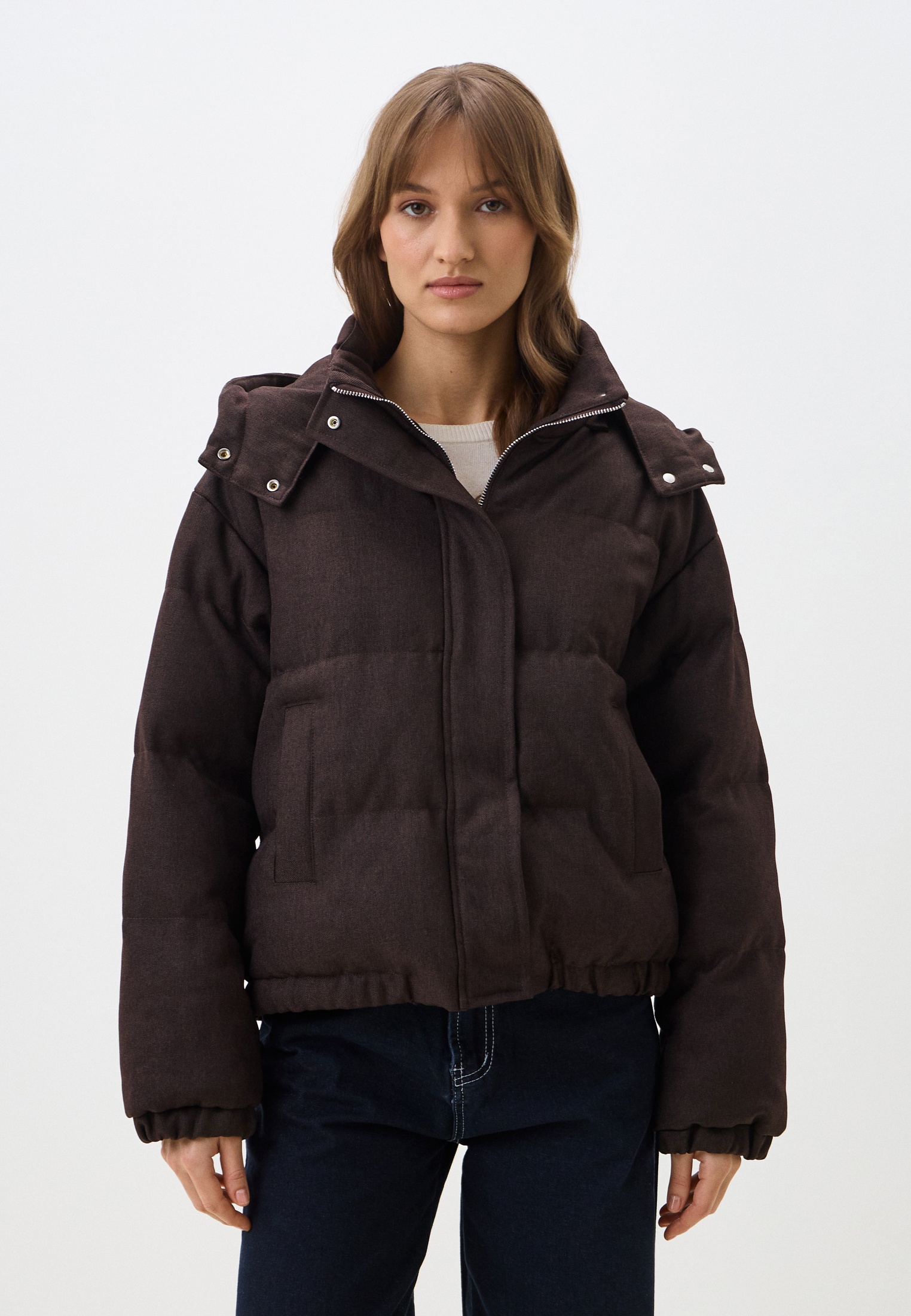 Куртка утепленная Lookonline, цвет: коричневый, MP002XW12KOC — купить в ...