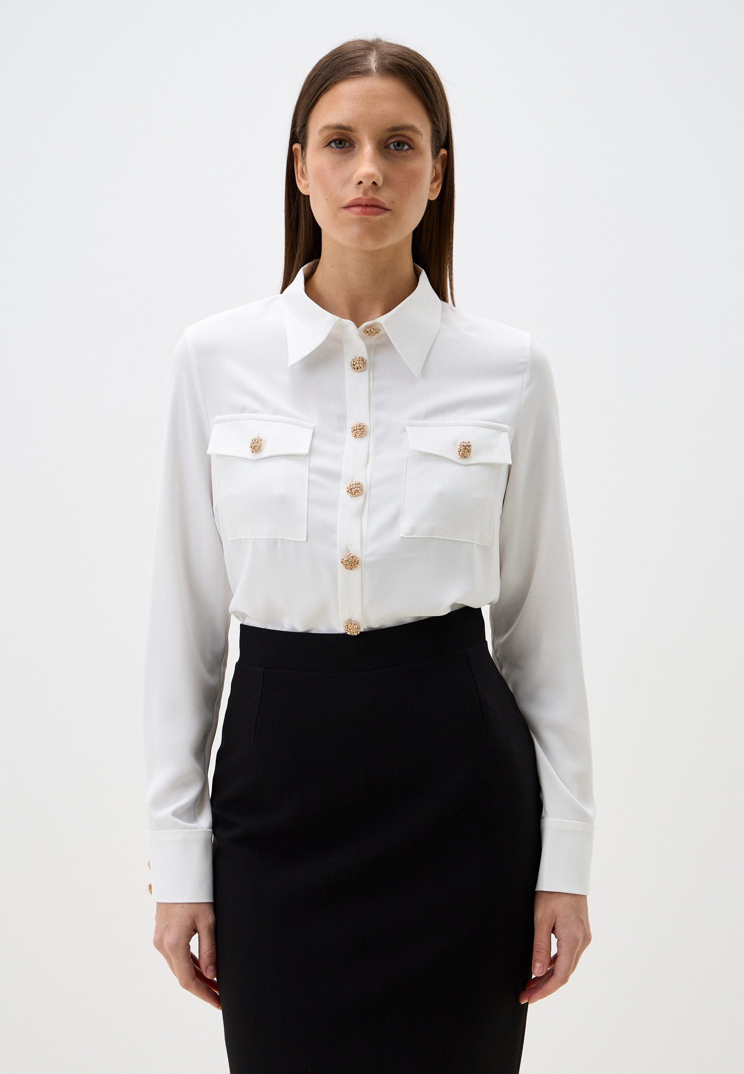 Блуза Code Couture, цвет: белый, MP002XW12Q4B — купить в интернет-магазине Lamoda