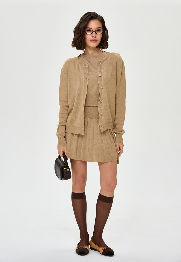 Костюм Miss Chic Lamoda Exclusive, цвет: бежевый, MP002XW12Y7U — купить ...