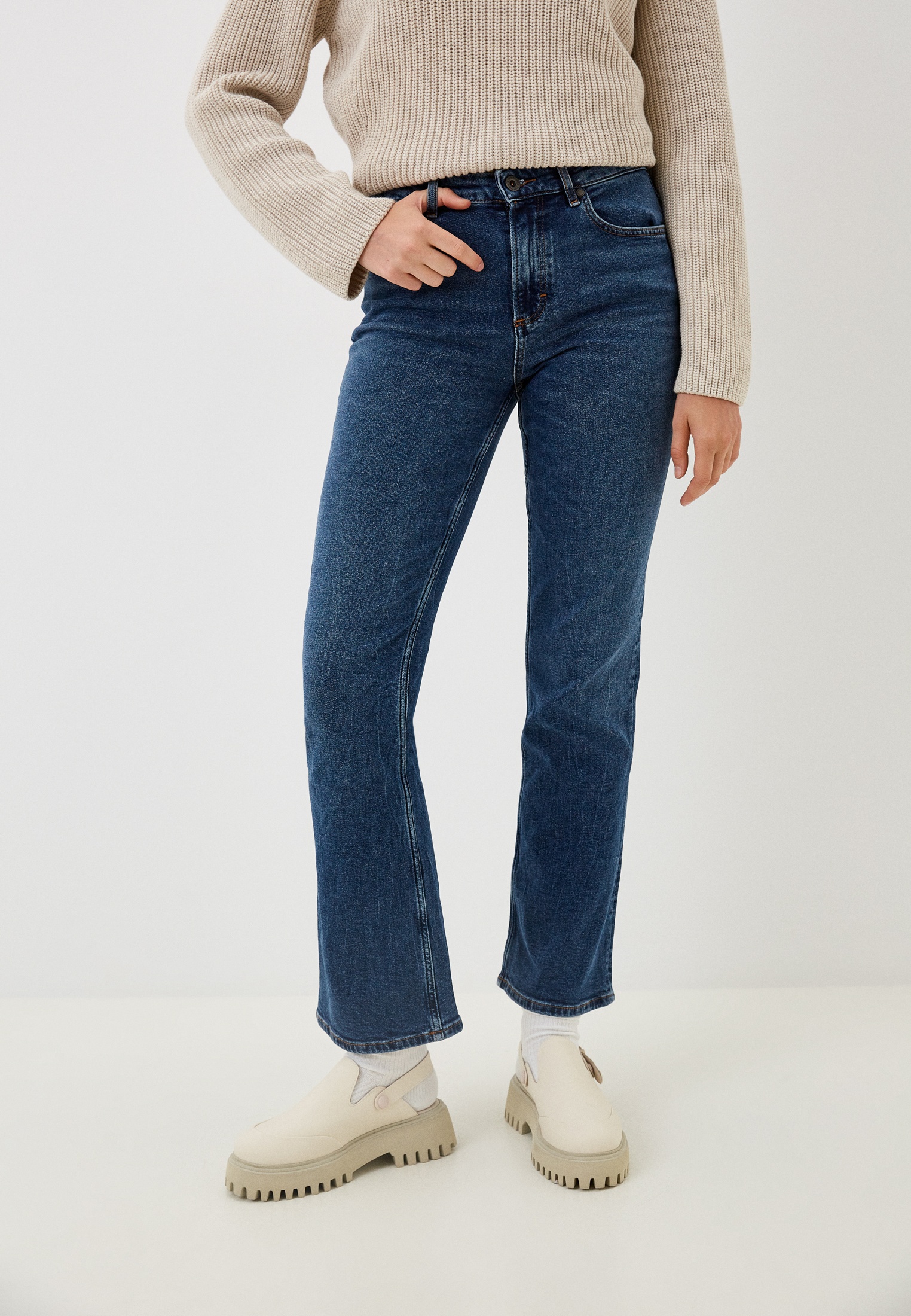 Джинсы Marc O'Polo Flared KIRUNA, цвет: синий, MP002XW1438Q — купить в ...