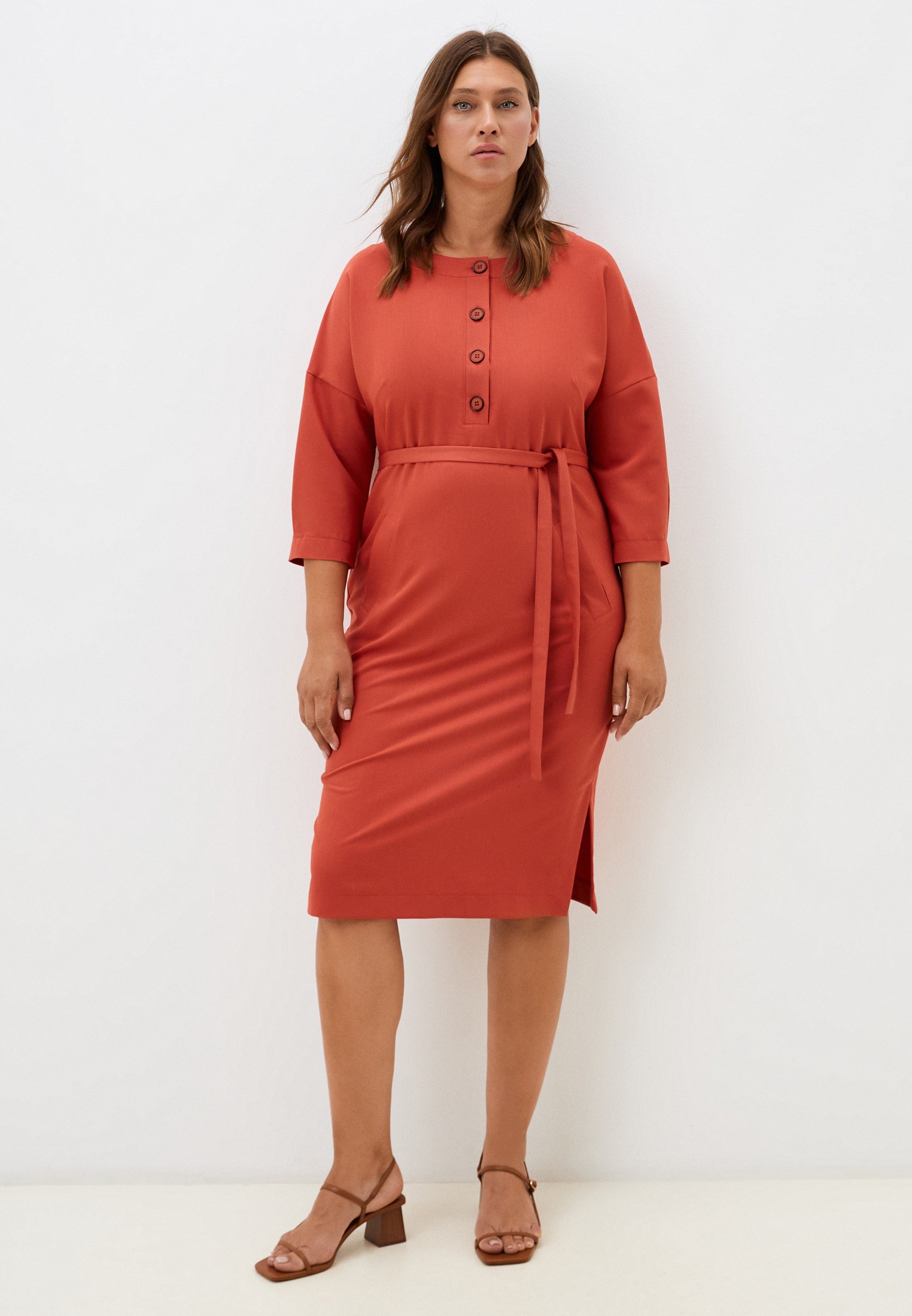 Платье Balsako, цвет: оранжевый, MP002XW147SI — купить в интернет ...