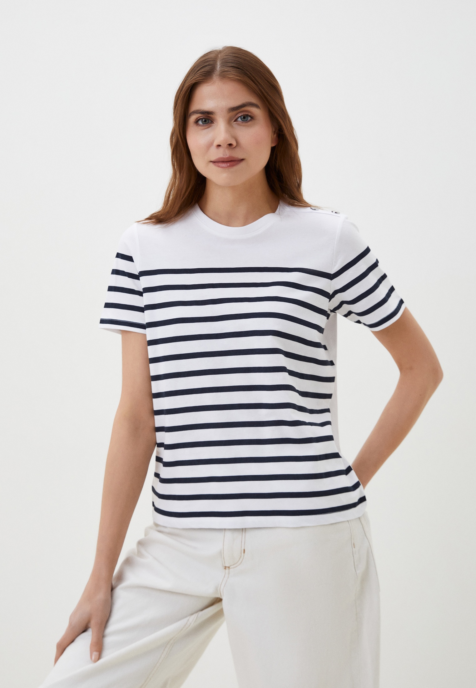 Футболка Zolla, цвет: белый, MP002XW14UMH — купить в интернет-магазине ...