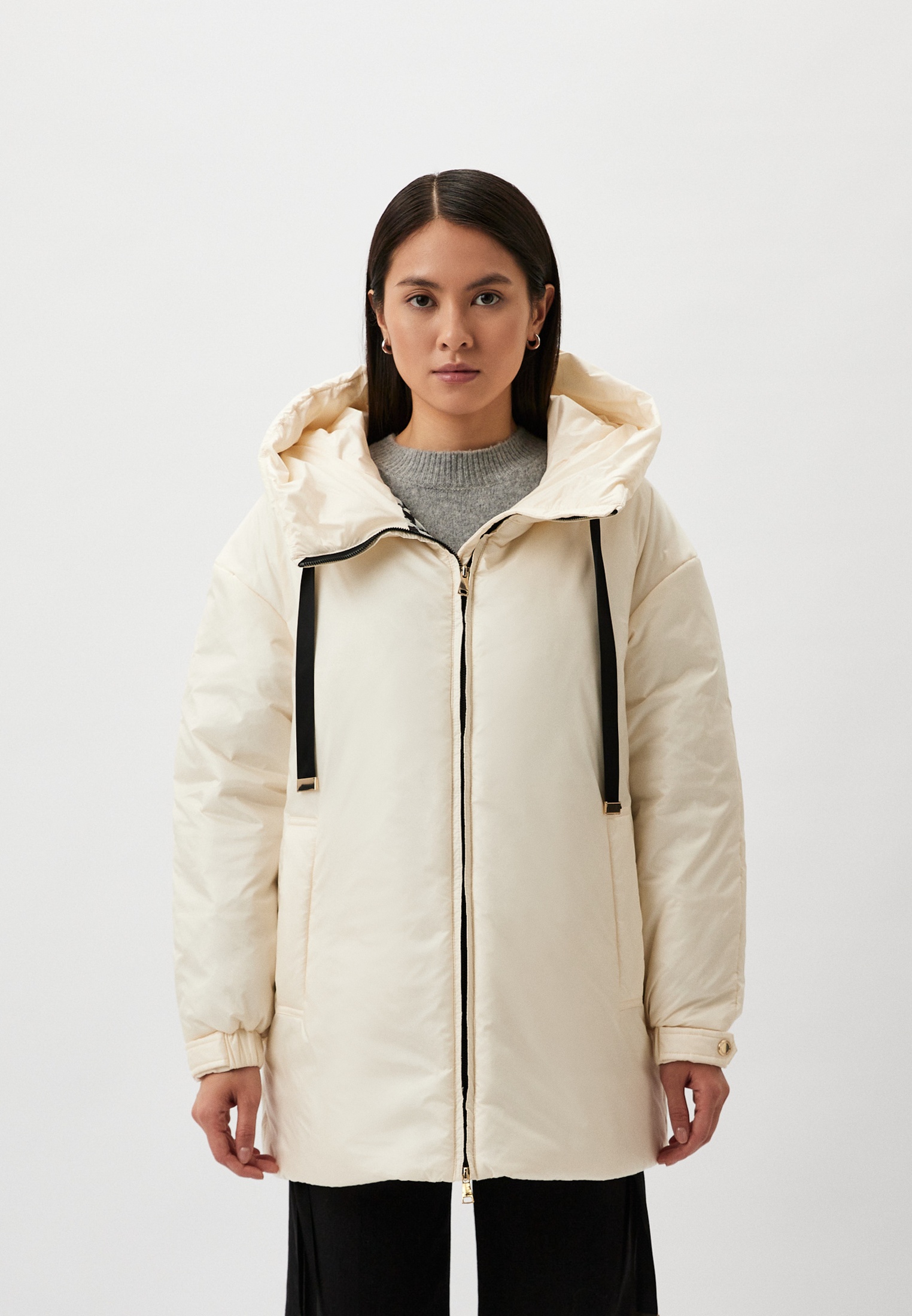 Пуховик Orsa Couture, цвет: бежевый, MP002XW14UQ1 — купить в интернет ...
