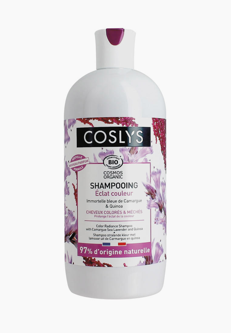 Шампунь Coslys для окрашенных и осветленных волос с морской лавандой , 500 мл, цвет: прозрачный ...