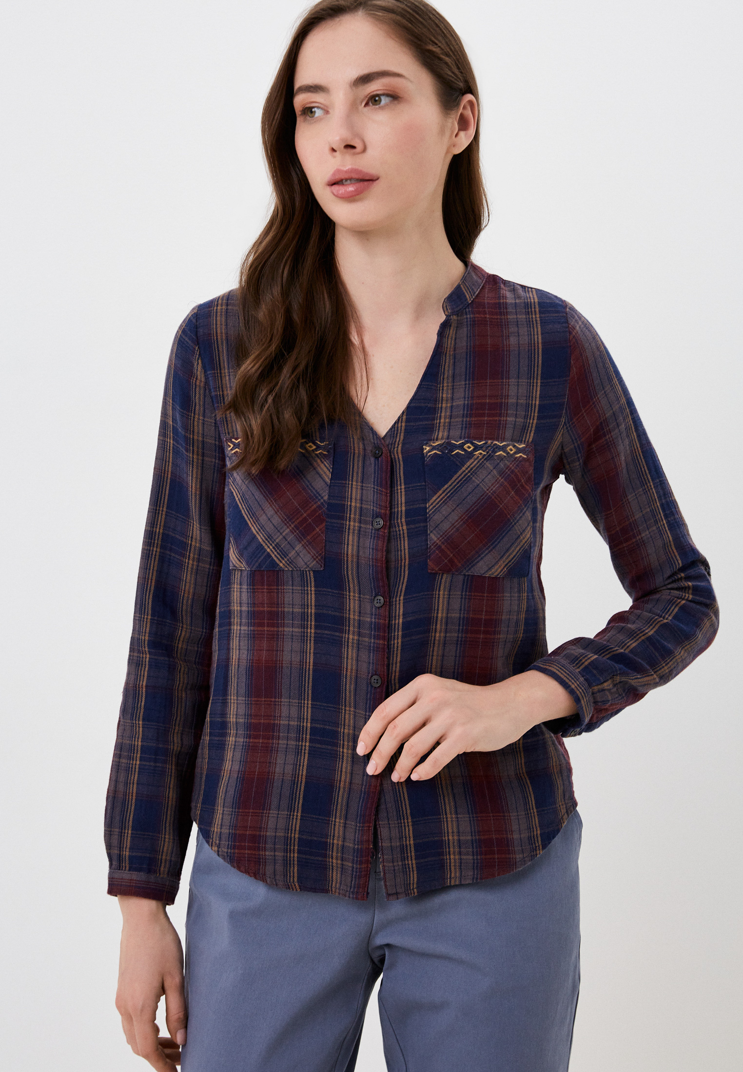 Рубашка Colin's, цвет: синий, MP002XW169XY — купить в интернет-магазине Lamoda