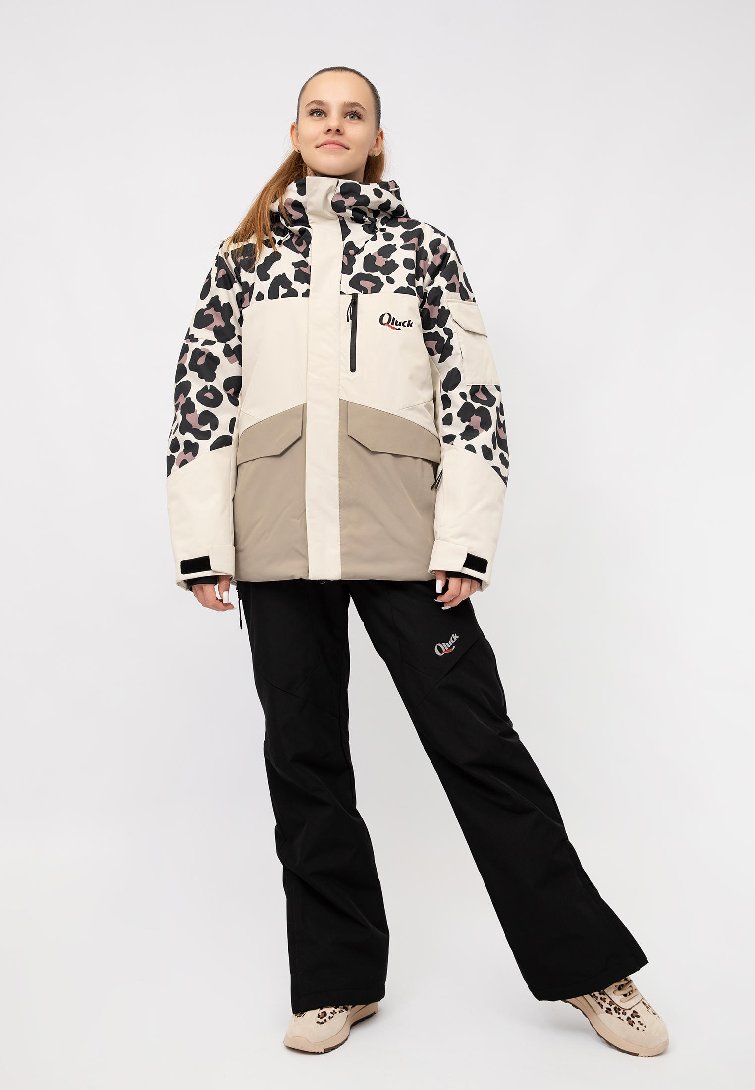 Куртка сноубордическая Qluck, цвет: бежевый, MP002XW16HLW — купить в ...