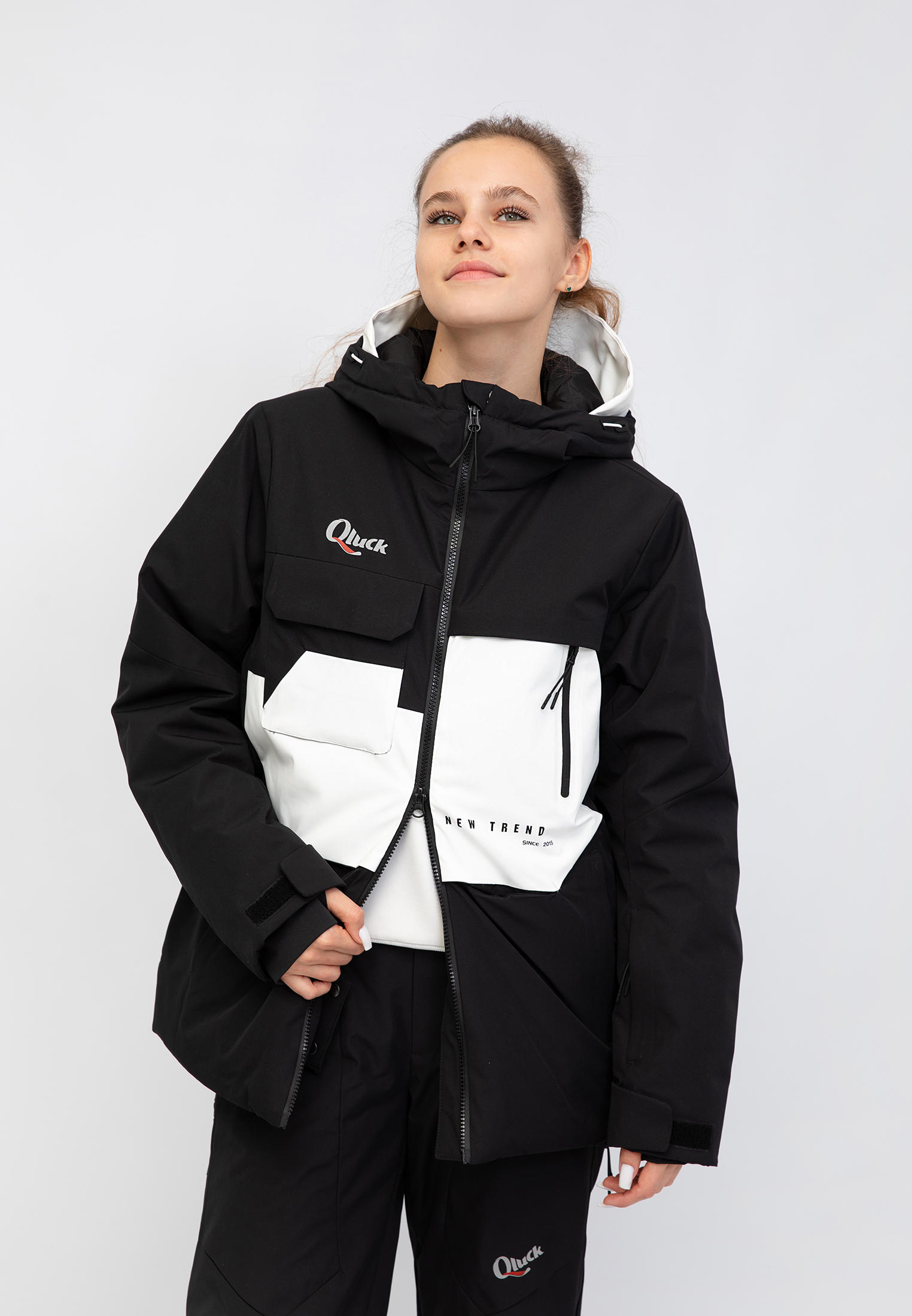 Куртка сноубордическая Qluck, цвет: белый, MP002XW16HMG — купить в ...