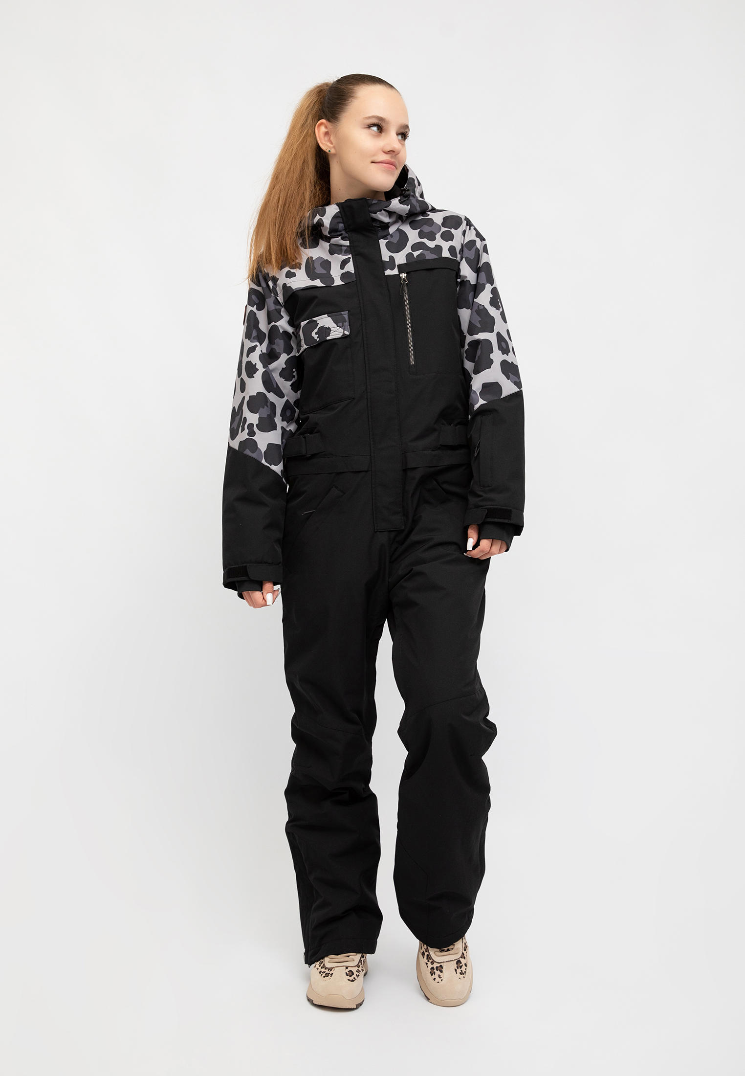 Комбинезон утепленный Qluck, цвет: черный, MP002XW16HMJ — купить в ...