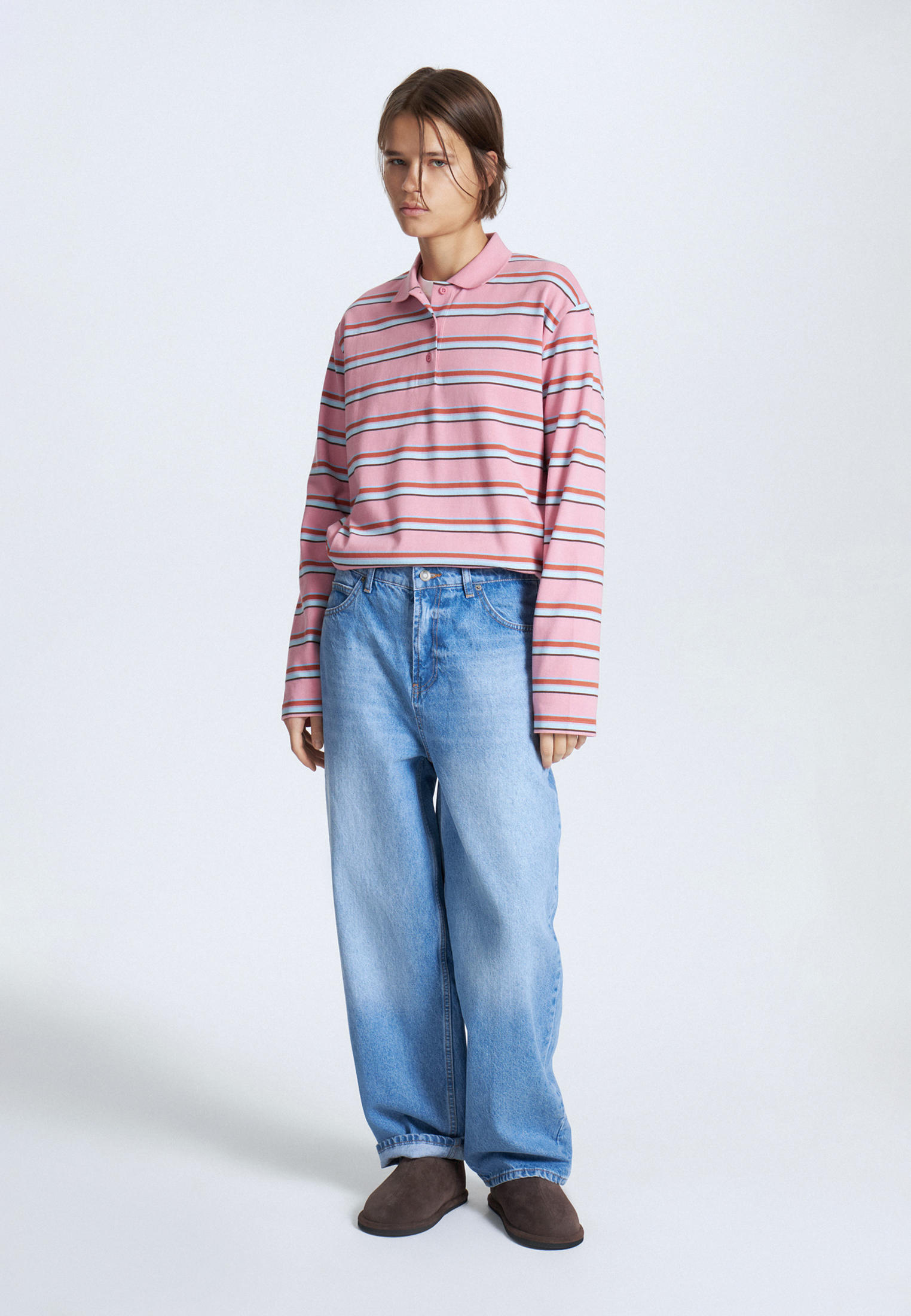 Поло Lime, цвет: розовый, MP002XW16JBU — купить в интернет-магазине Lamoda