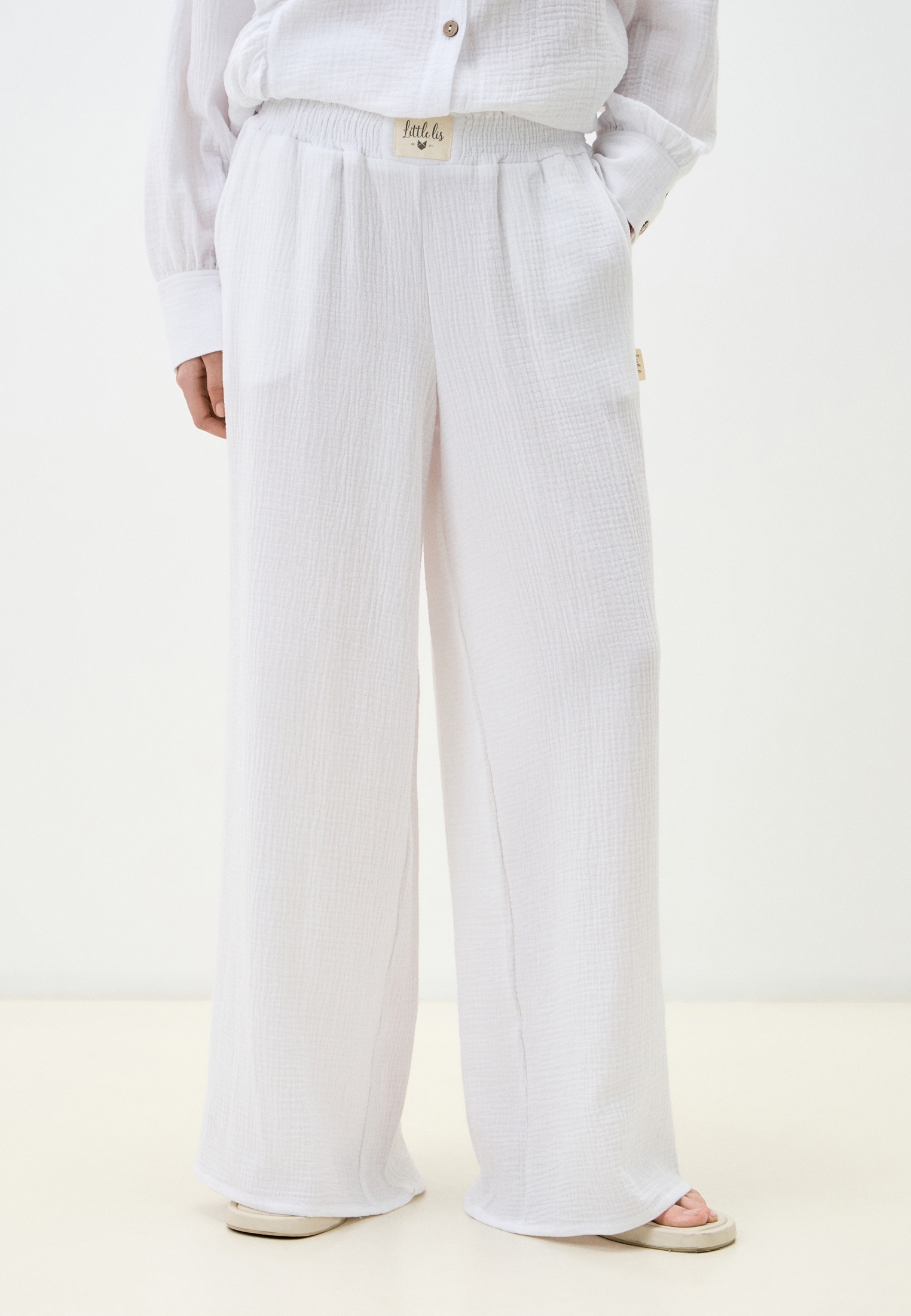 Брюки Little Lis, цвет: белый, MP002XW16M6O — купить в интернет ...