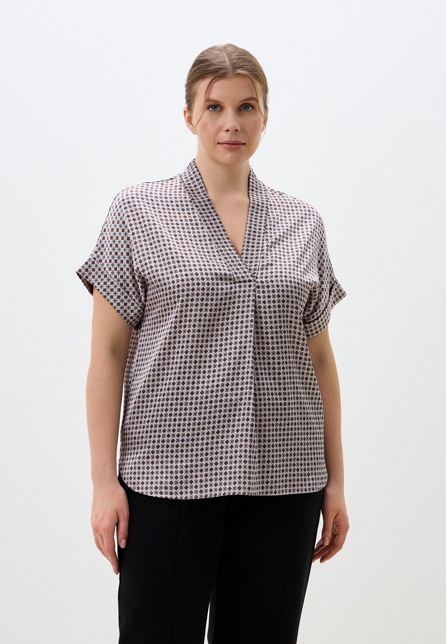 Блуза Balsako, цвет: серый, MP002XW16NAZ — купить в интернет-магазине ...