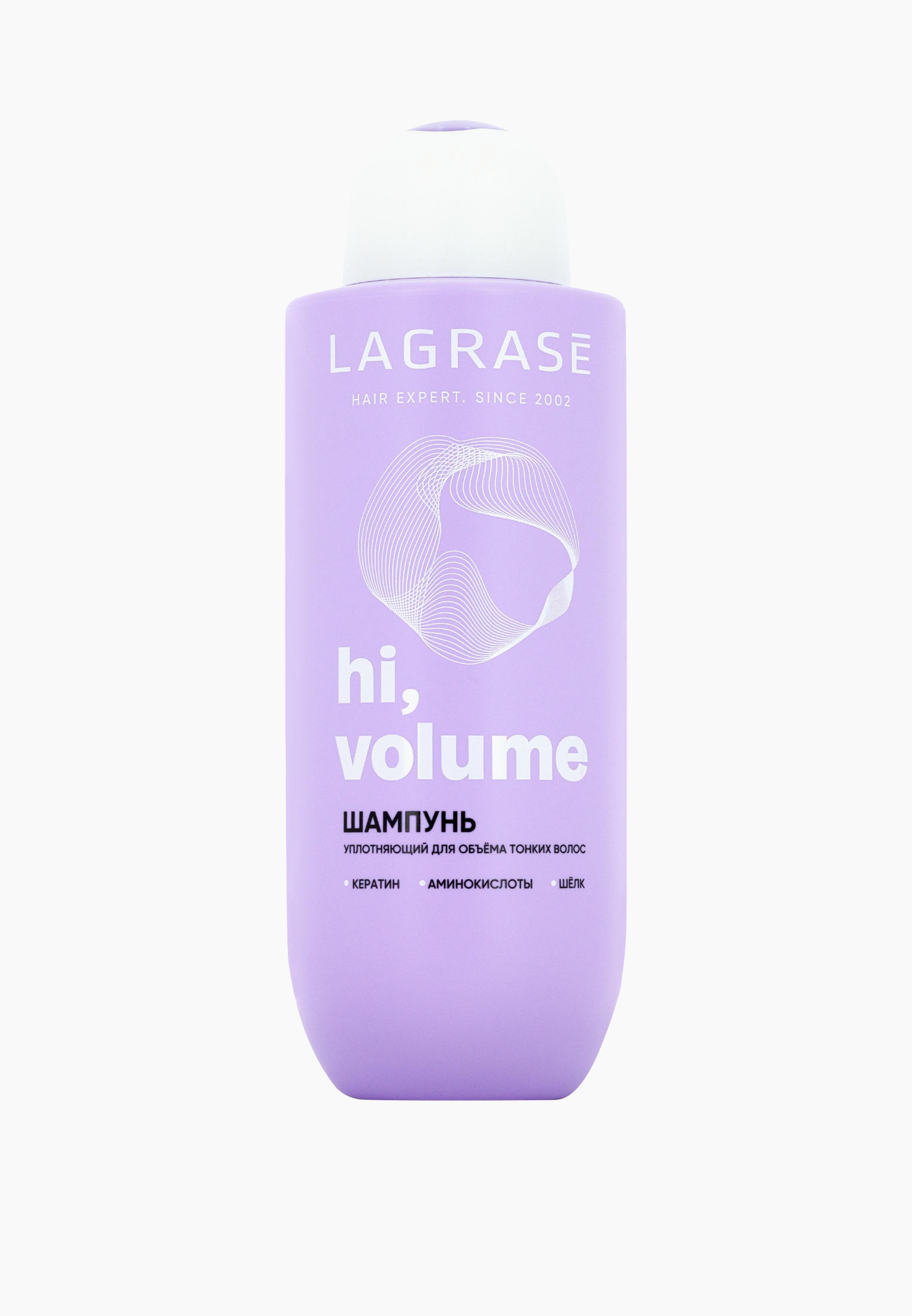 Шампунь La Grase Уплотняющий для объема тонких волос "Hi, volume", цвет ...