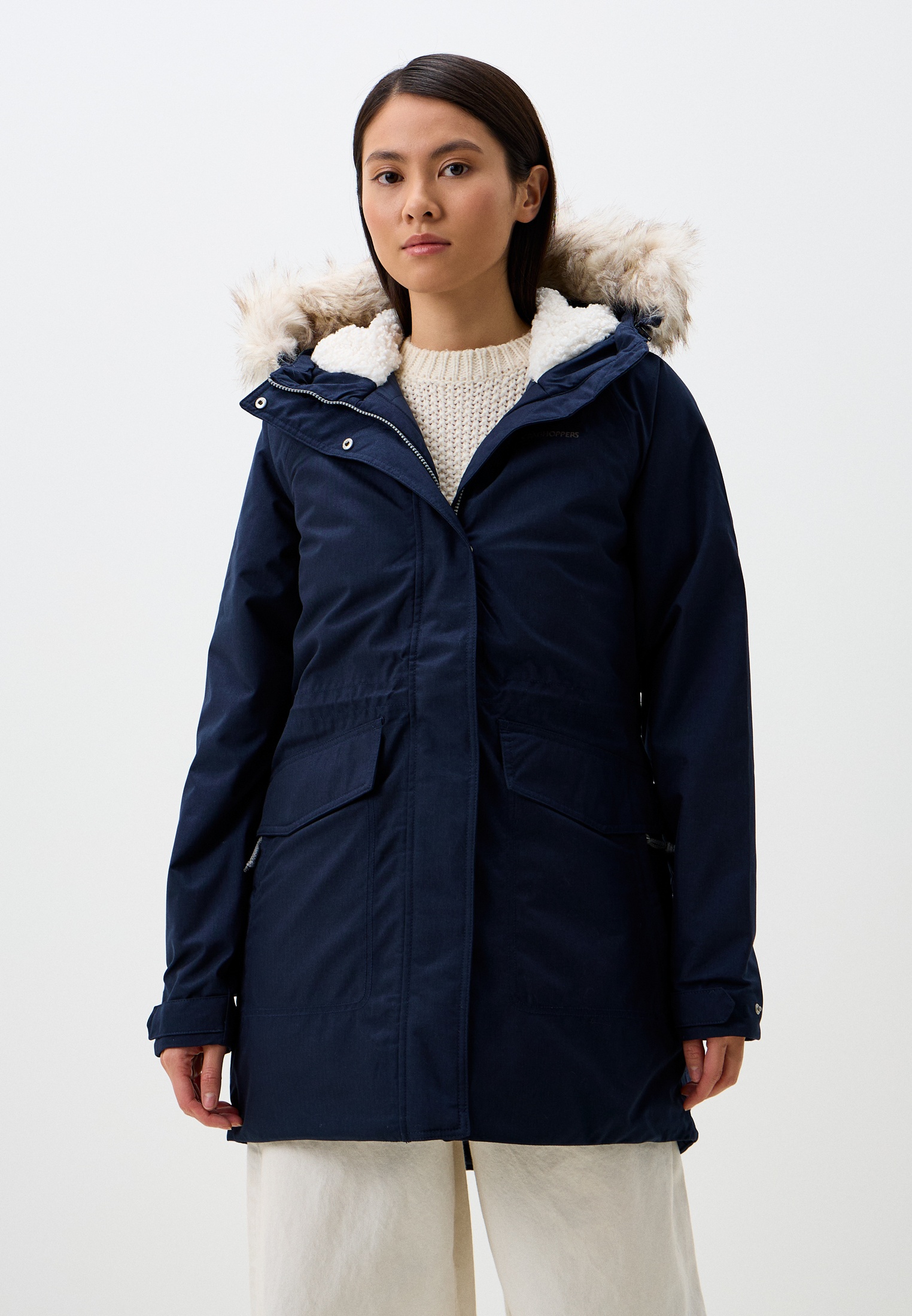 Парка Craghoppers Sofia, цвет: синий, MP002XW16XIP — купить в интернет-магазине Lamoda