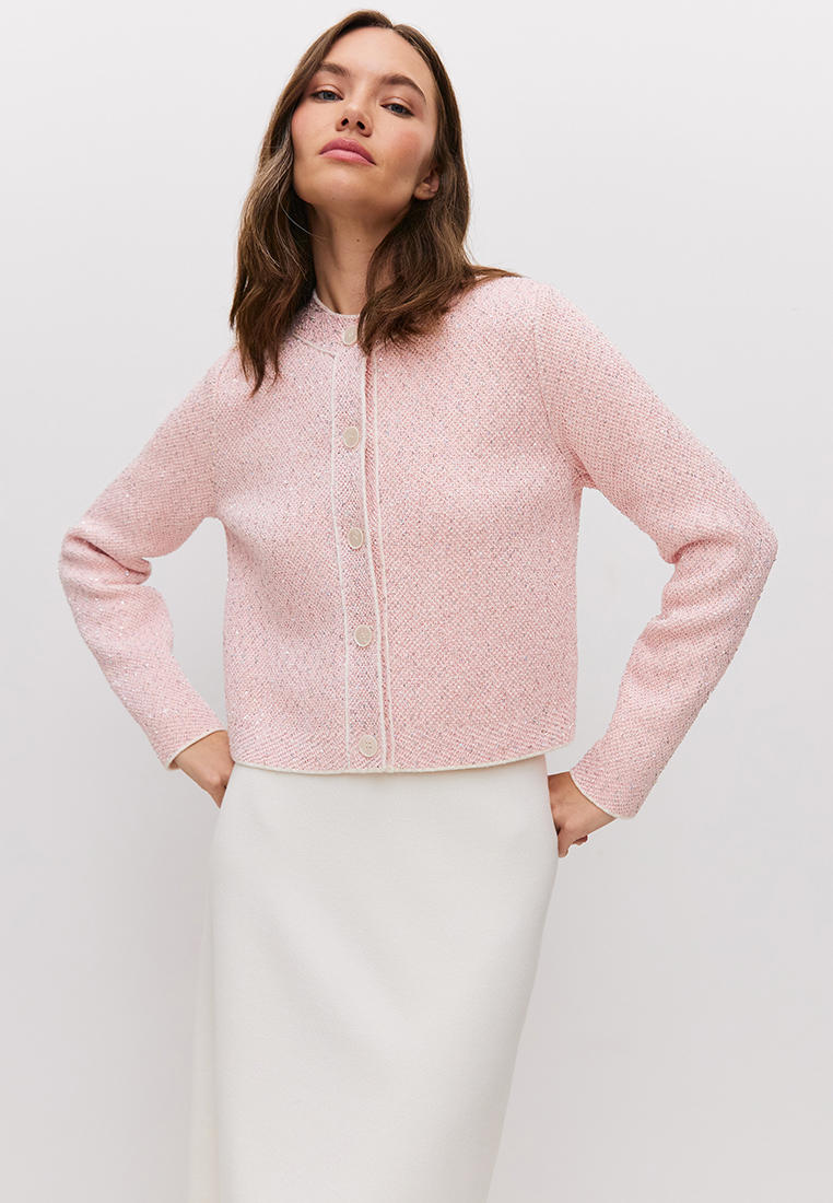 Жакет 99Colorspace Антарес с пайетками, цвет: розовый, MP002XW174M8 ...