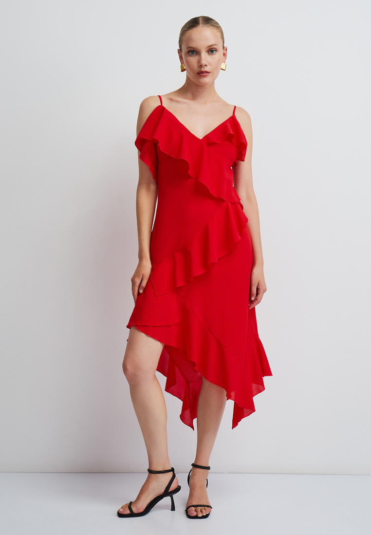 Платье Vittoria Vicci, цвет: красный, MP002XW174Q5 — купить в интернет-магазине Lamoda