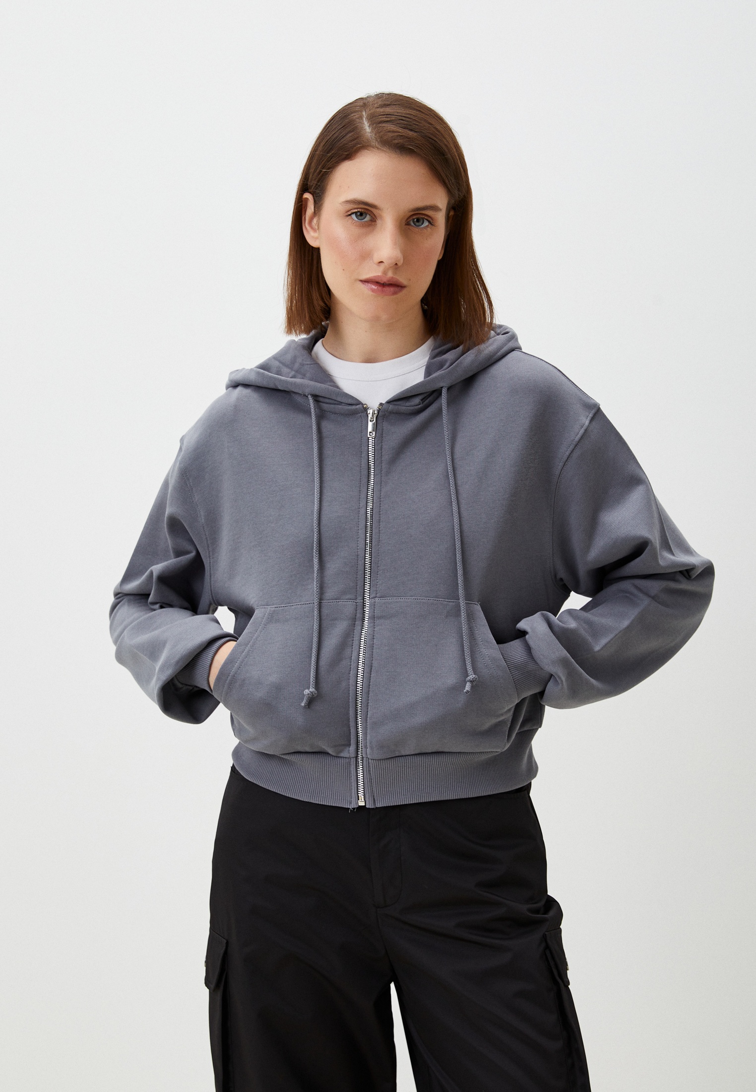 Толстовка Befree Young Casual, цвет: серый, MP002XW175YU — купить в ...