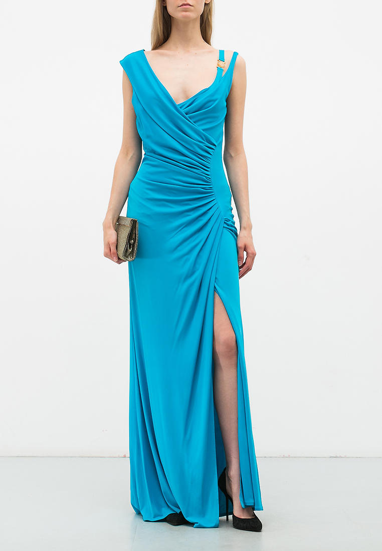 Платье Versace Resale, цвет: голубой, MP002XW1777E — купить в интернет ...