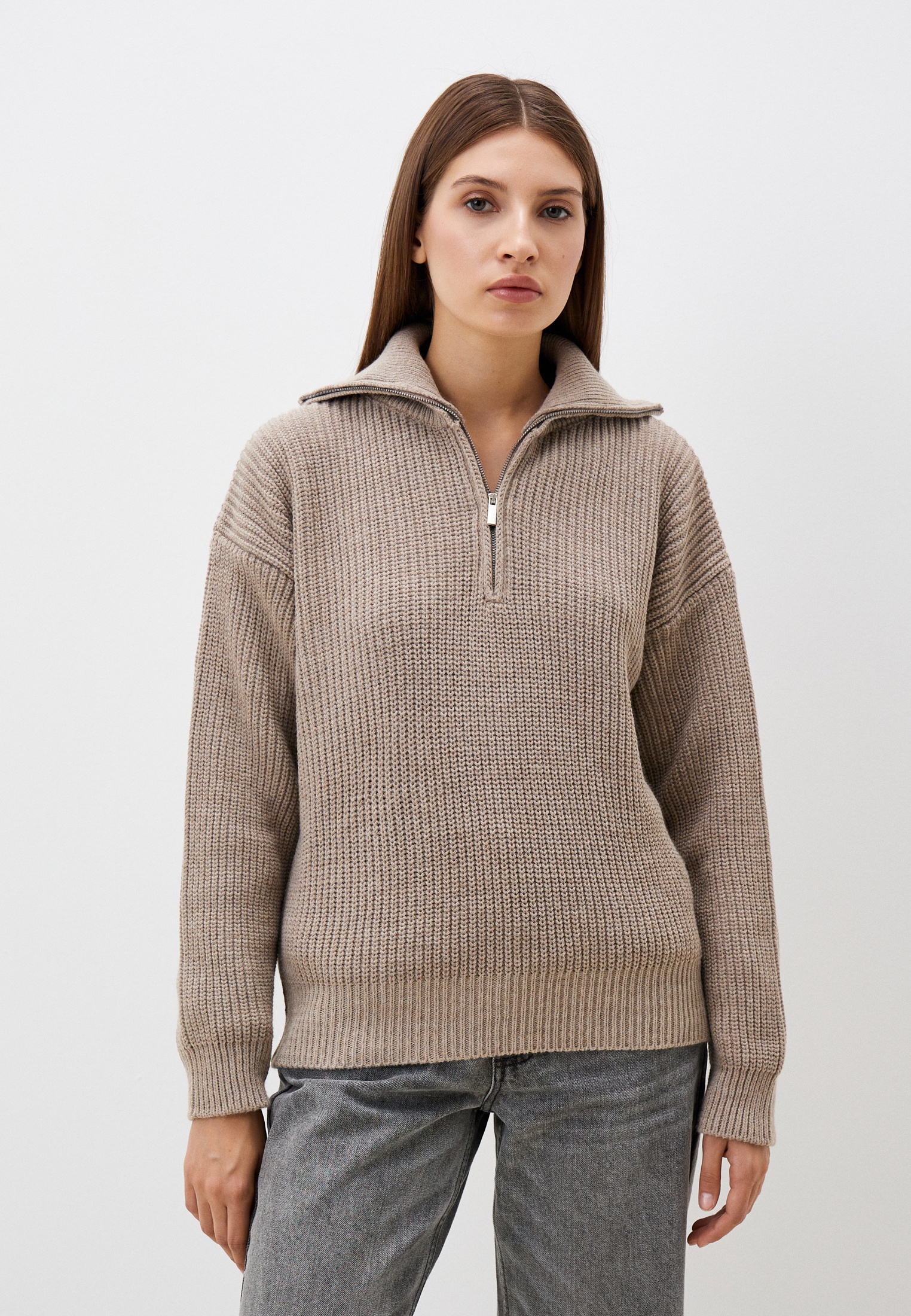 Свитер Befree Women Smart, цвет: бежевый, MP002XW17BOG — купить в ...