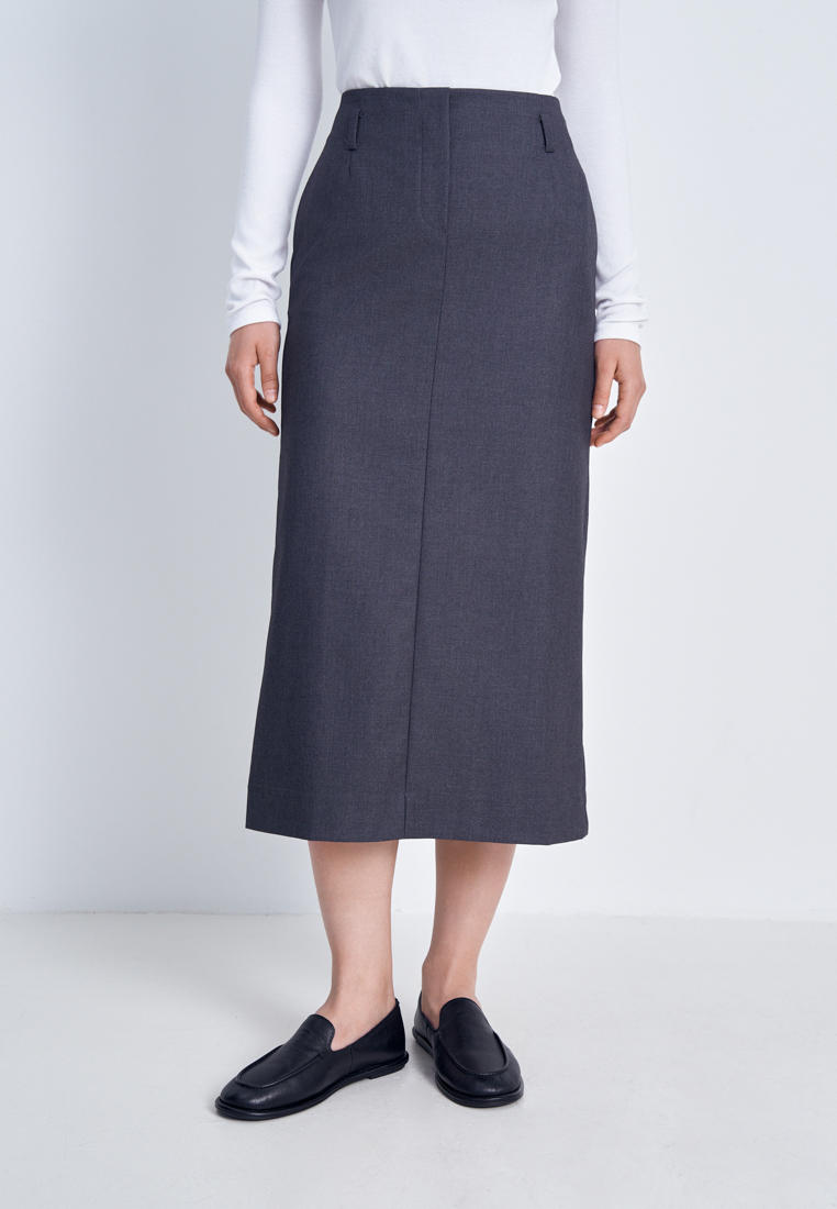 Юбка Finn Flare, цвет: серый, MP002XW17FYK — купить в интернет-магазине ...