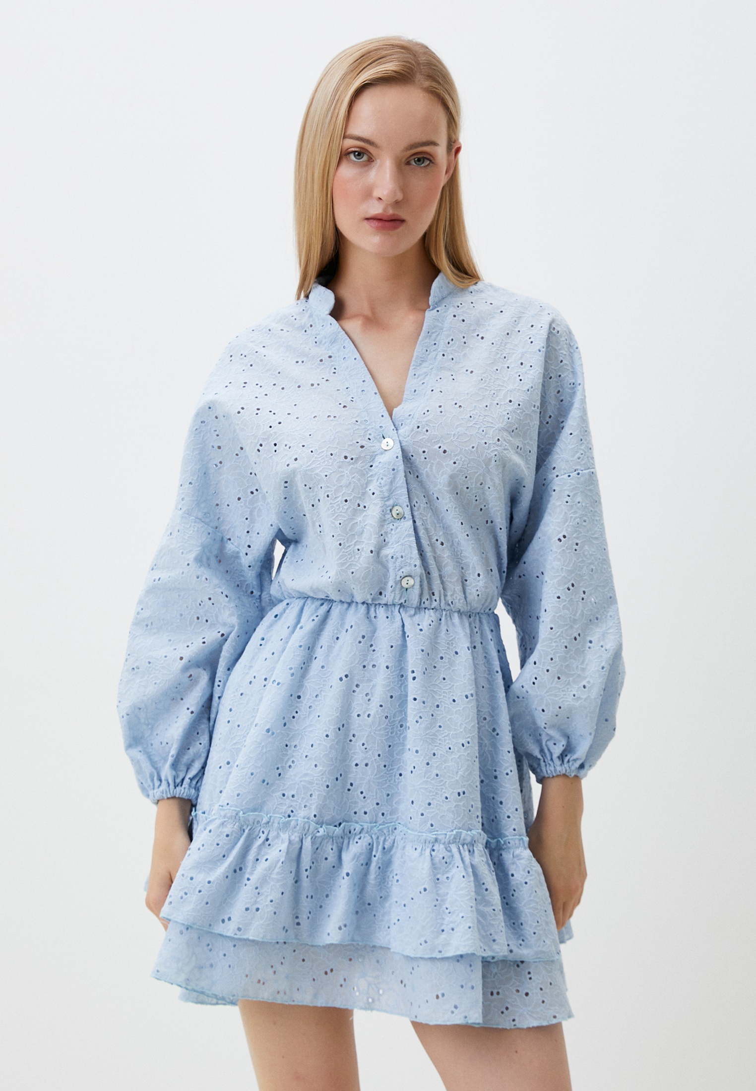 Платье Selisa, цвет: голубой, MP002XW17GLR — купить в интернет-магазине ...