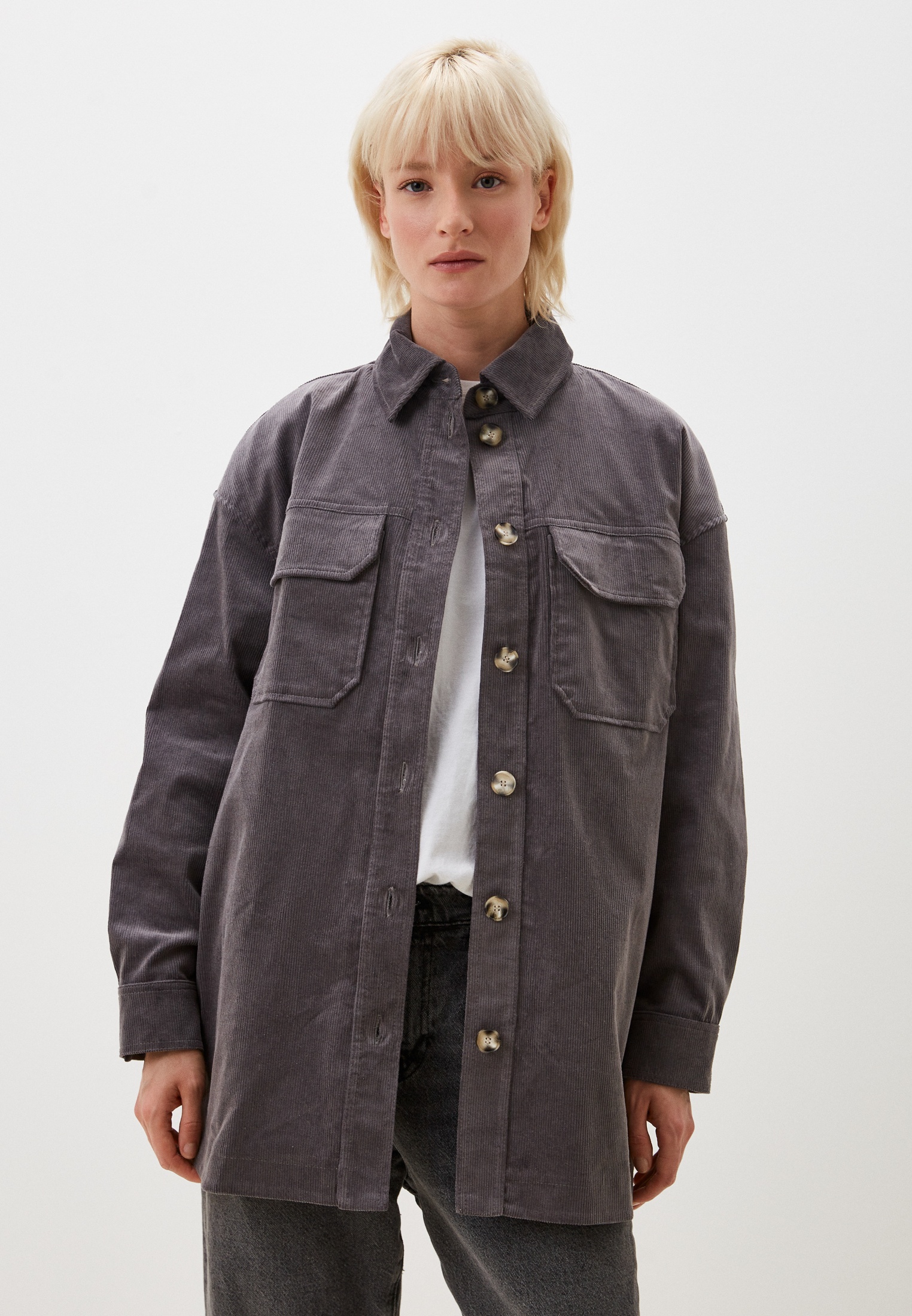 Рубашка Иваdress overshirt, цвет: серый, MP002XW17MTM — купить в интернет-магазине Lamoda