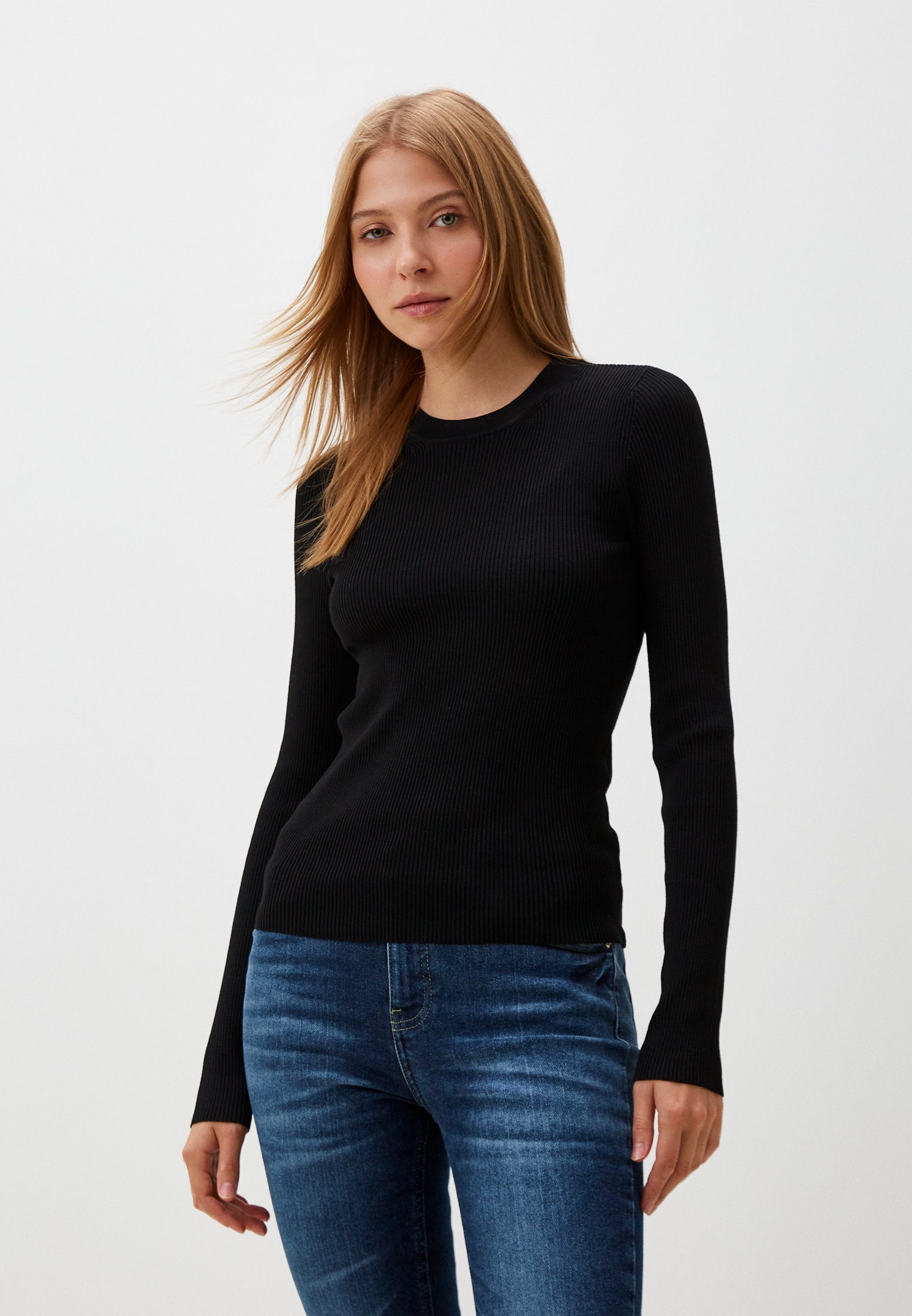 Джемпер O'STIN, цвет: черный, MP002XW17O6Z — купить в интернет-магазине Lamoda