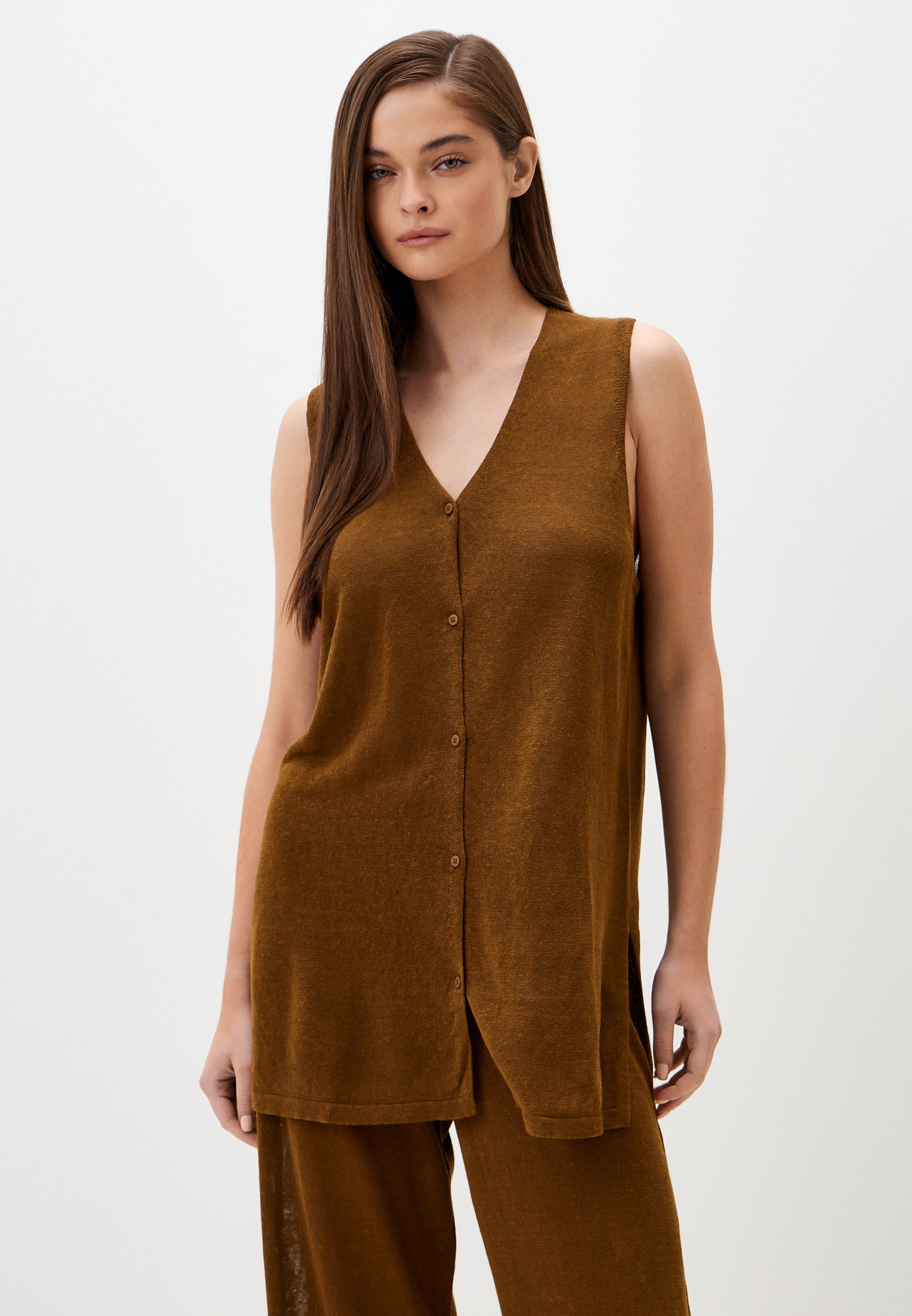 Жилет IDOL, цвет: хаки, MP002XW17OGE — купить в интернет-магазине Lamoda