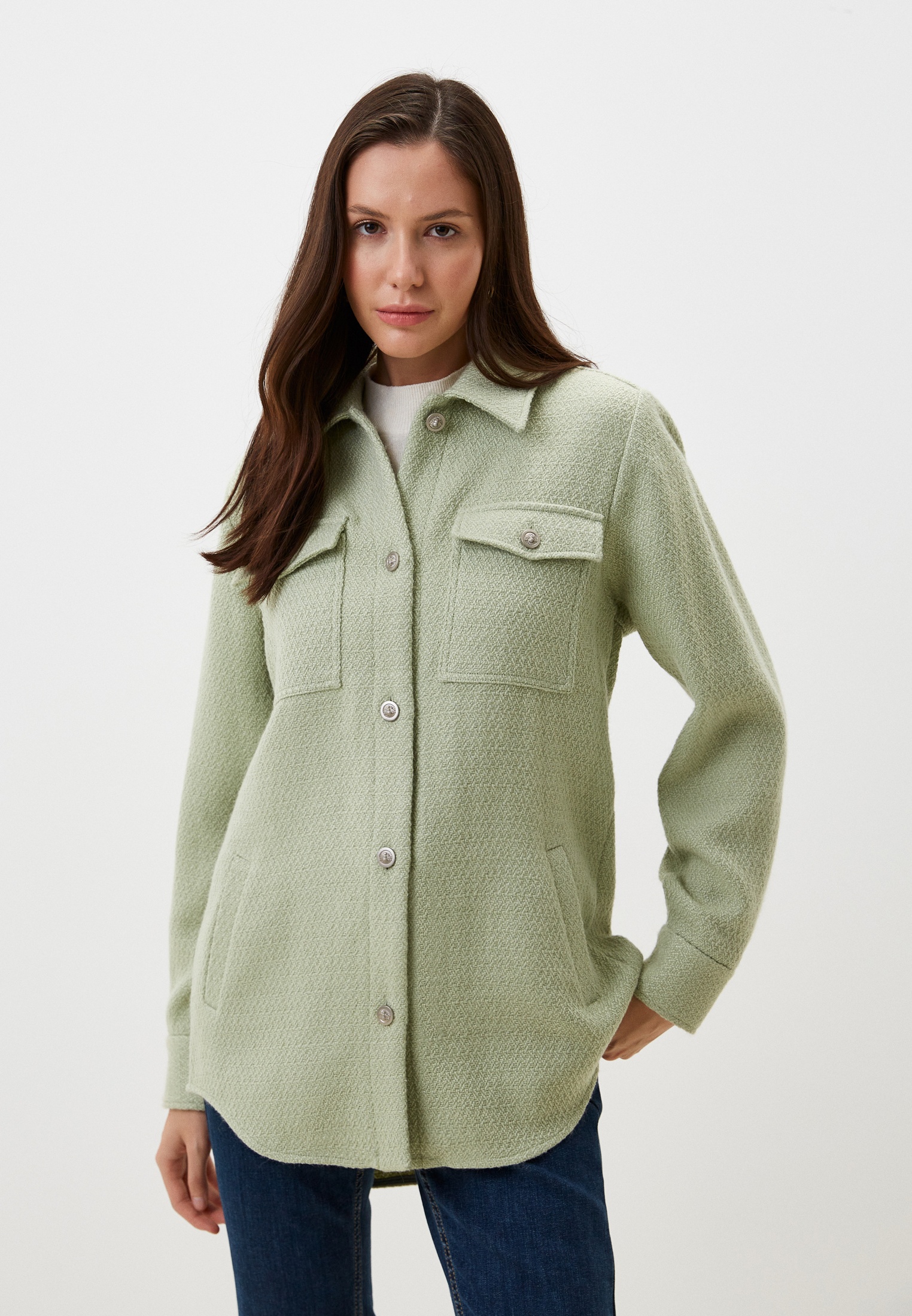 Рубашка Seven Lab Lamoda Exclusive, цвет: зеленый, MP002XW17RXC ...