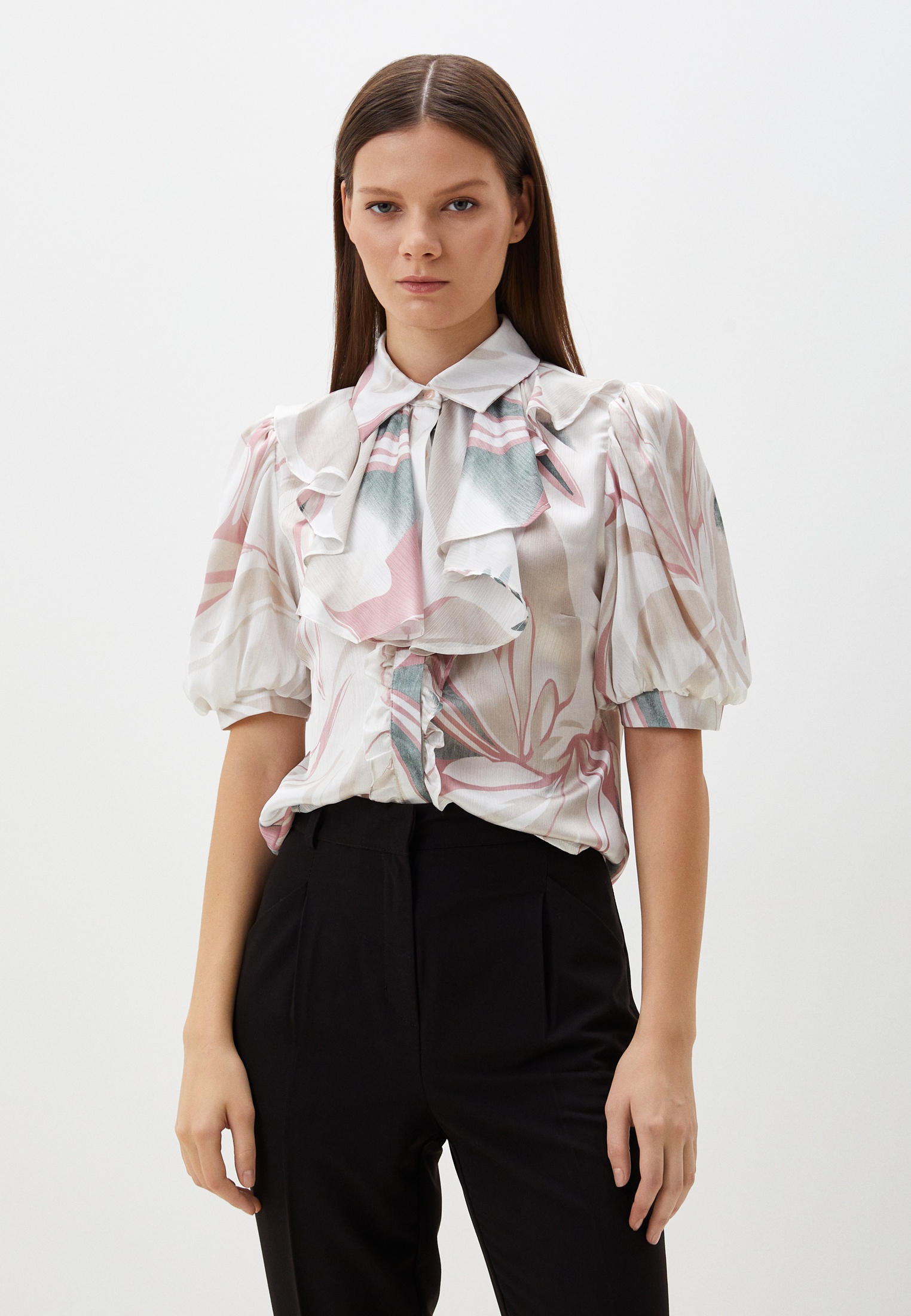 Блуза Selisa, цвет: белый, MP002XW17YXP — купить в интернет-магазине Lamoda