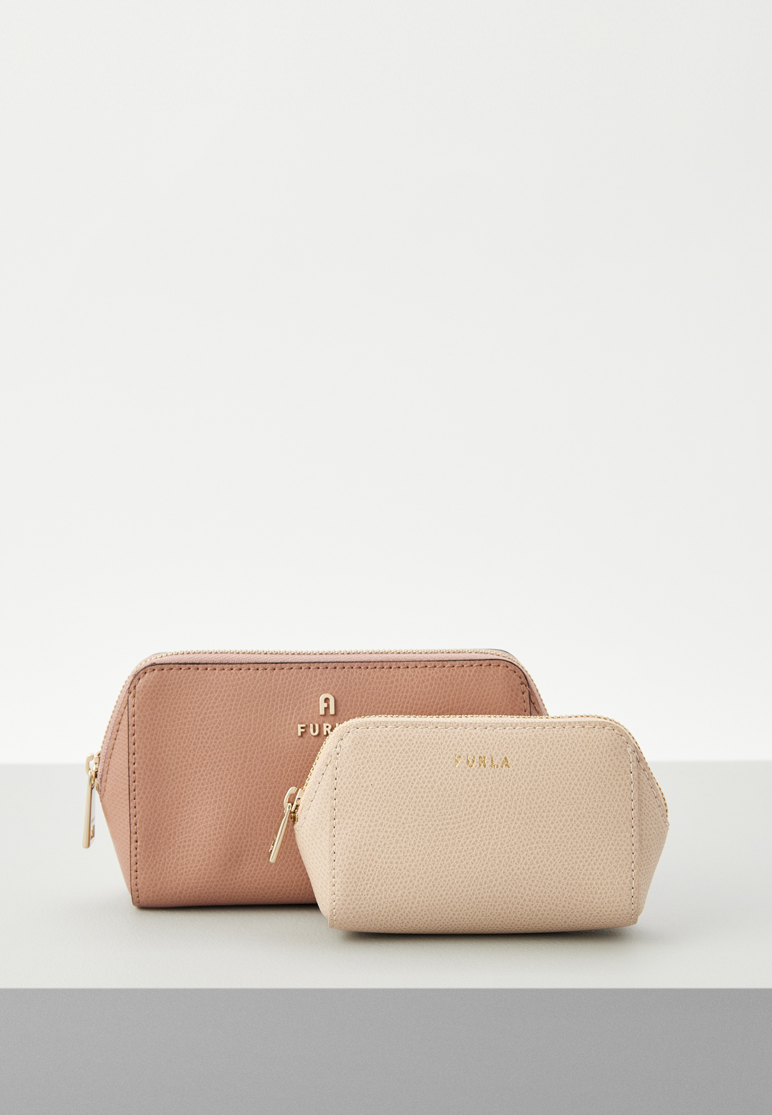 Косметички 2 шт. Furla FURLA CAMELIA M COSMETIC CASE SET, цвет: розовый ...
