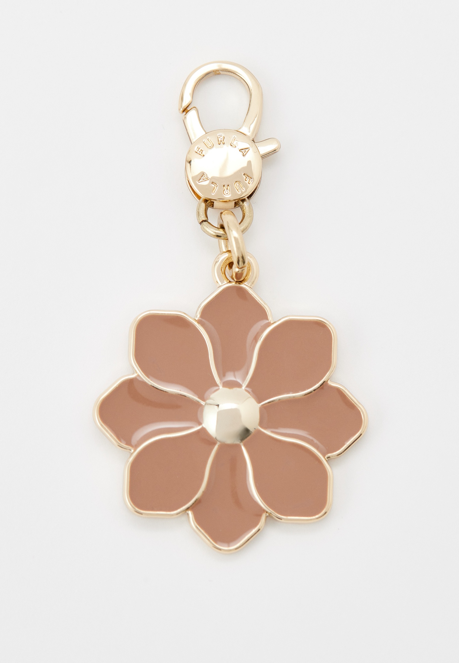 Брелок Furla FURLA HASHTAG CAMELIA CHARM, цвет: бежевый, MP002XW180I7 ...