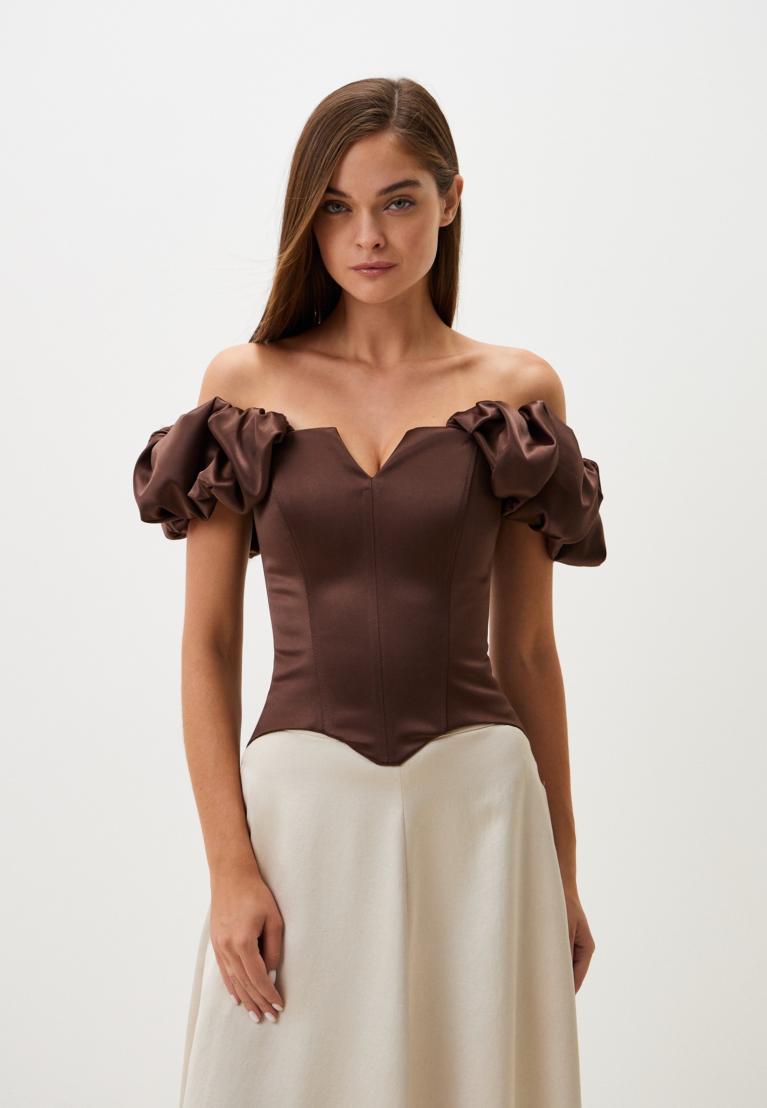 Корсет Loo Ru Lamoda Exclusive, цвет: коричневый, MP002XW183UX — купить ...