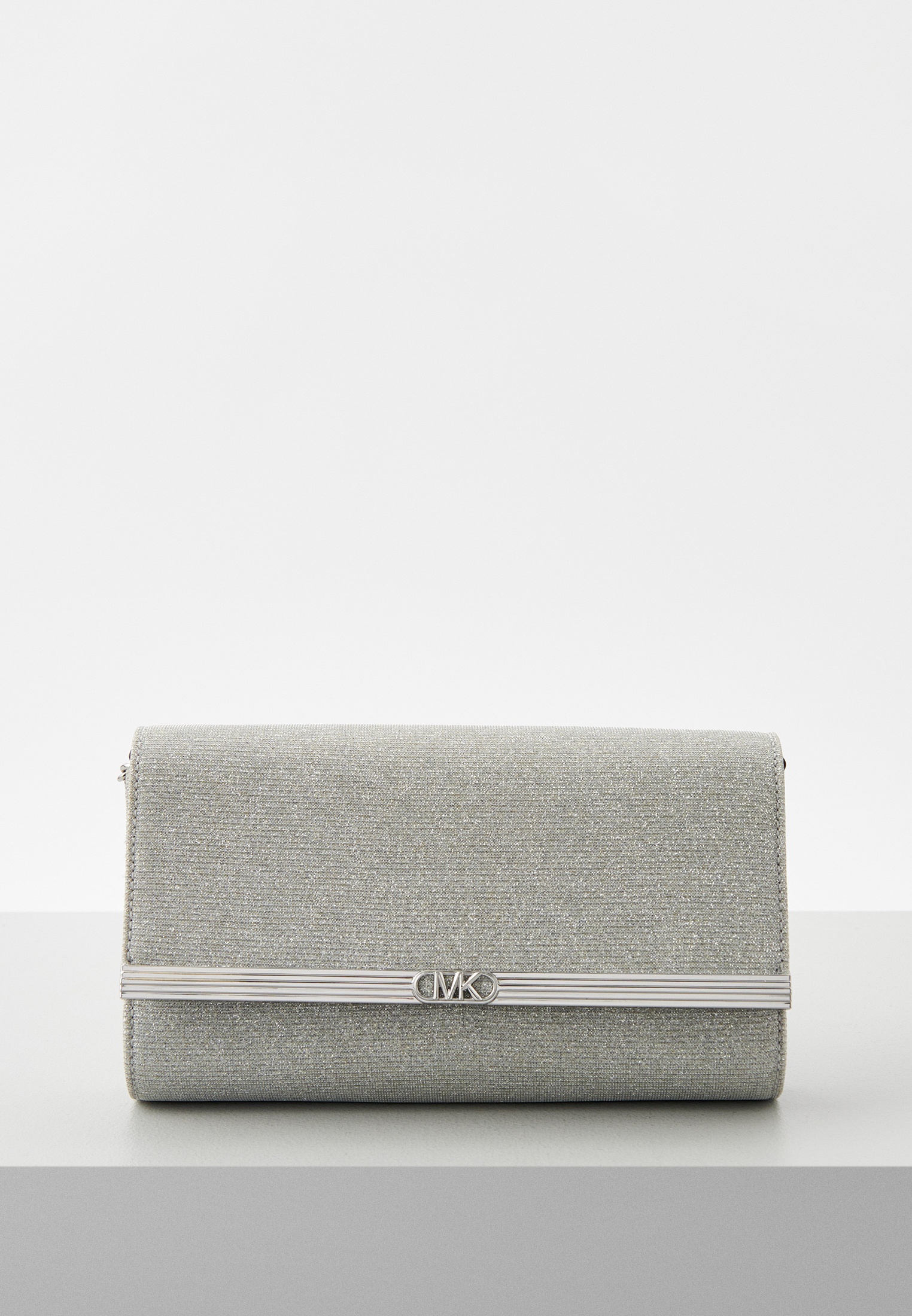 Клатч Michael Michael Kors MONA, цвет: серебряный, MP002XW1874D ...